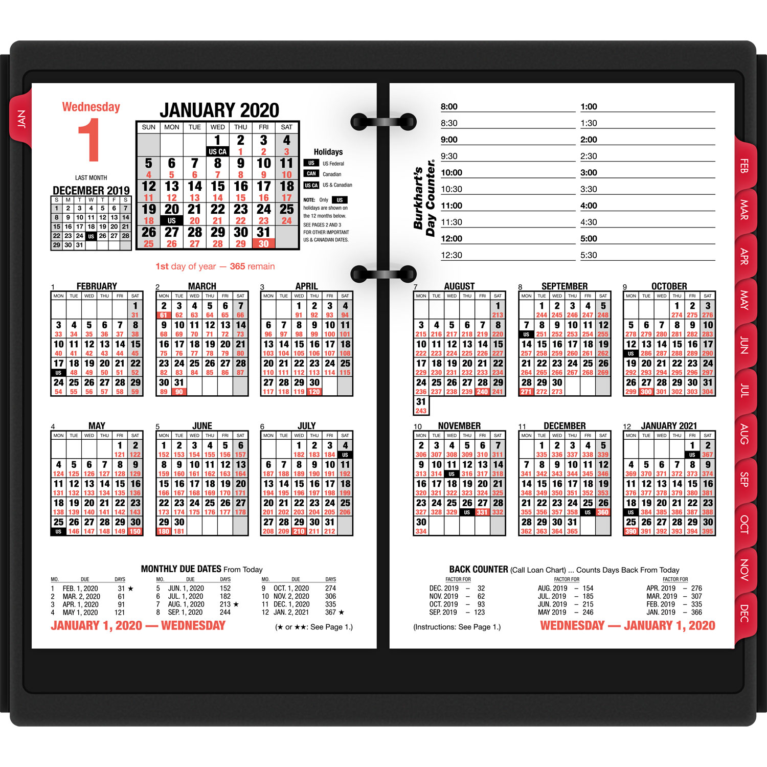 Burkhart s Day Counter Desk Calendar Refill 4 1 2 X 7 3 8 White 2019 Burkhart s Day Counter Desk Calendar Refill 4 1 2 X 7 3 8 White 2019