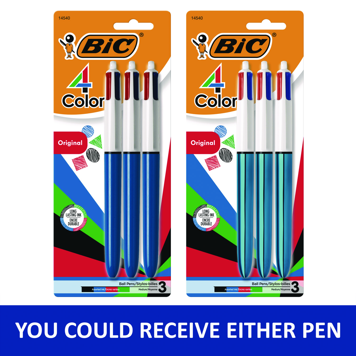 BICMMP31 BIC® 4-Color Retractable Ballpoint Pen - Zuma