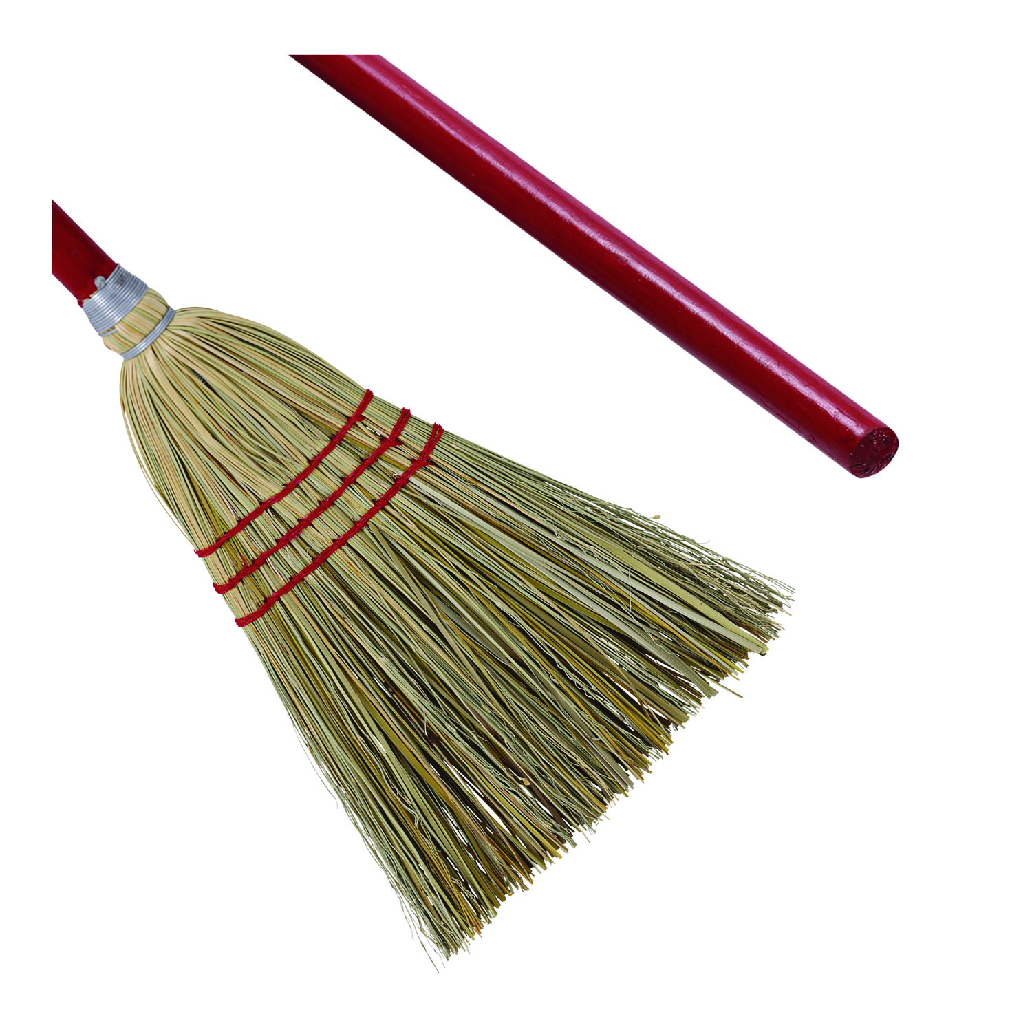 Boardwalk® Corn/Fiber Brooms, Corn/Synthetic Fiber Bristles, 36 ...