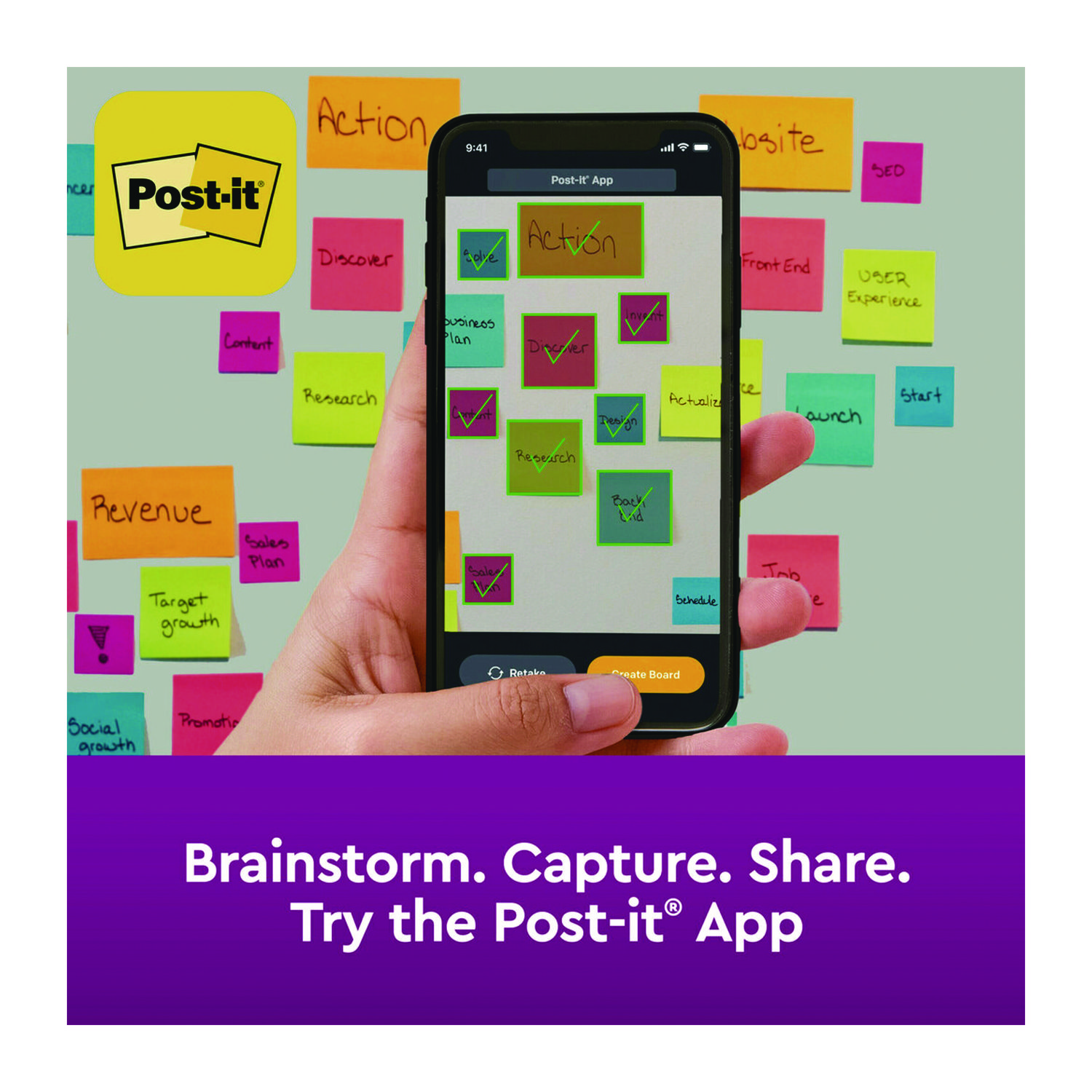 Post-it® Notes Super Sticky Note Pads in Summer Joy Color Collection ...