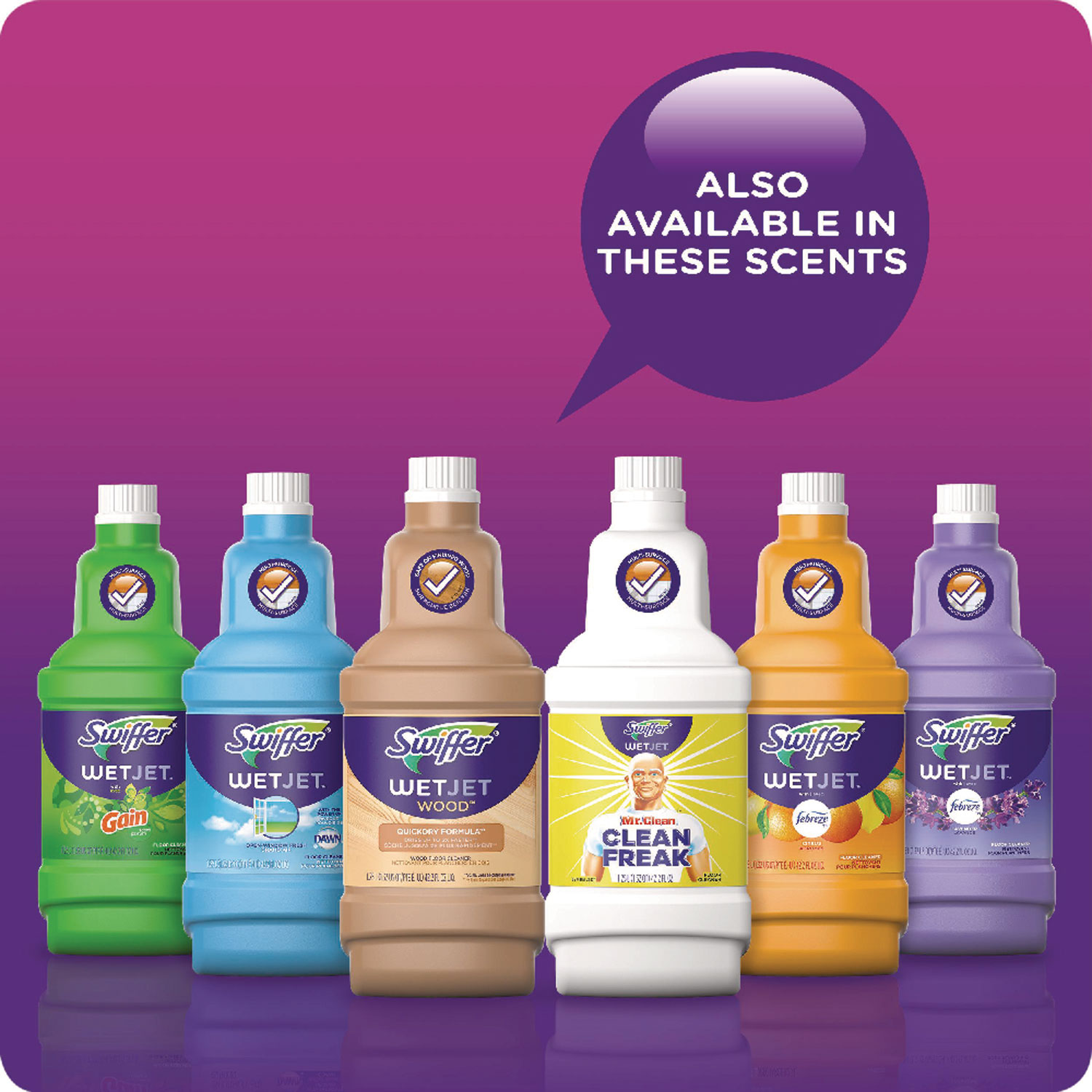 WetJet System Cleaning-Solution Refill, Lavender Scent, 1.25 L, 4 ...