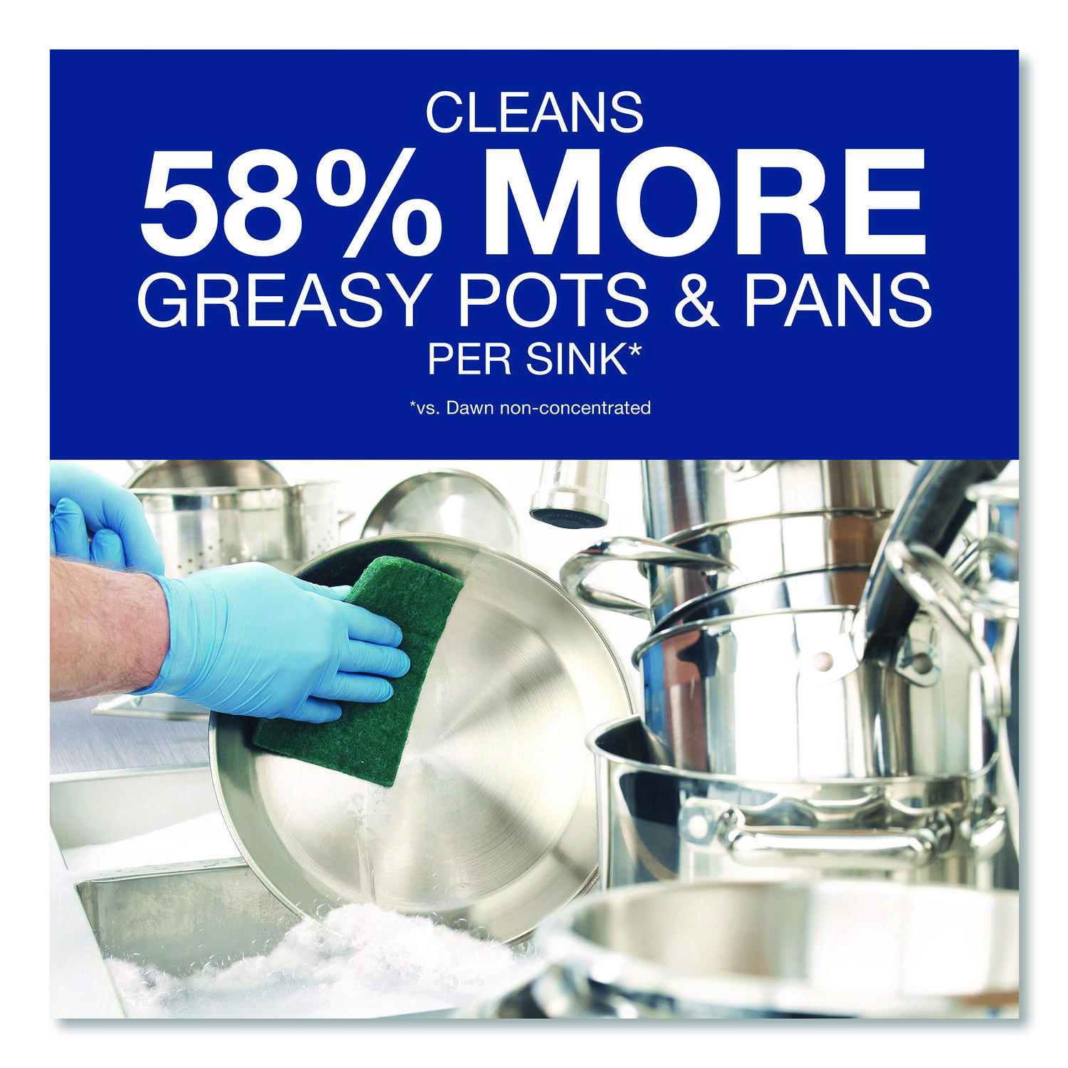 Manual Pot/Pan Dish Detergent, Original, 4/Carton - mastersupplyonline