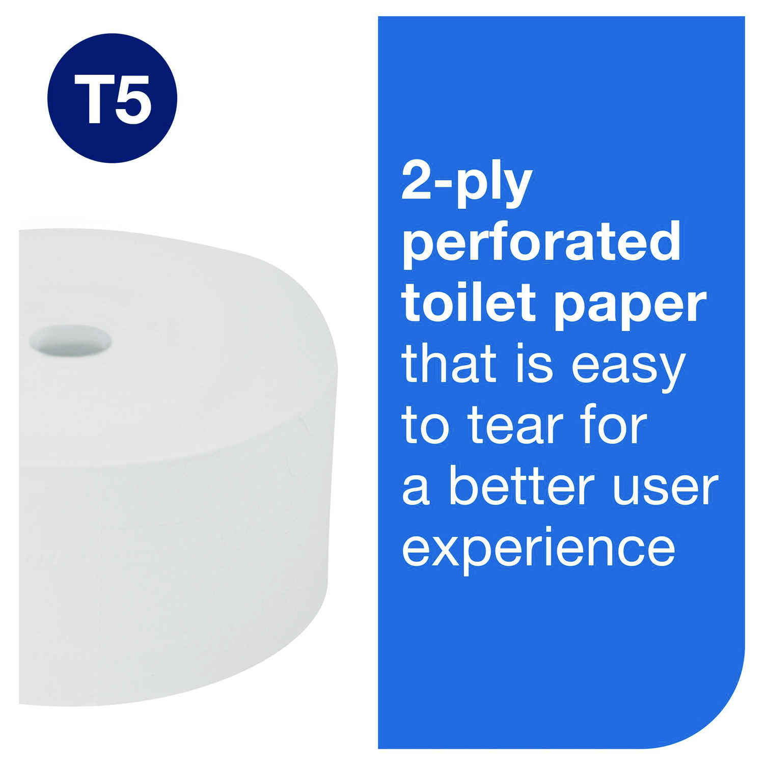 Tork® OptiServe High-Capacity Coreless Toilet Paper, 2-Ply, White ...