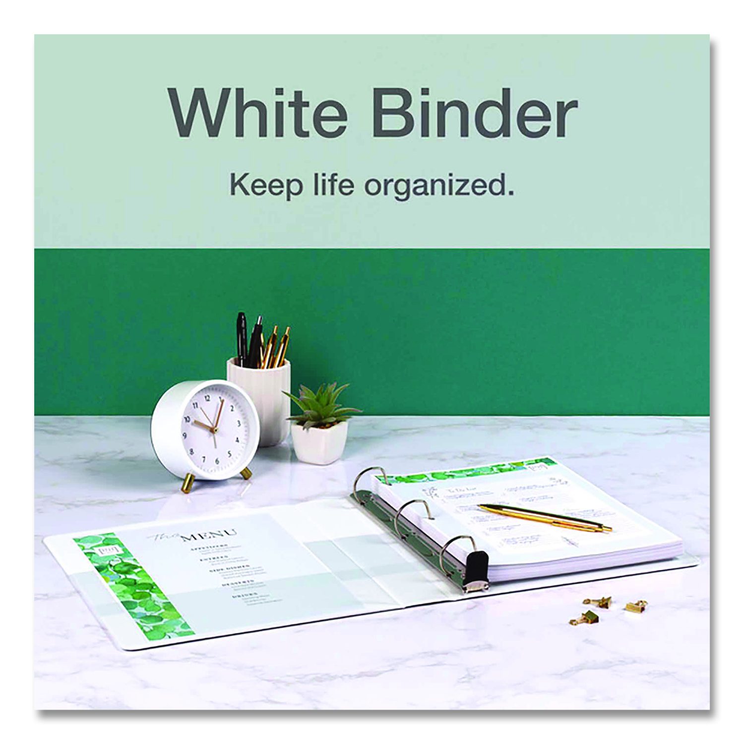 Premier Easy Open ClearVue Locking Slant-D Ring Binder, 3 Rings, 3 ...