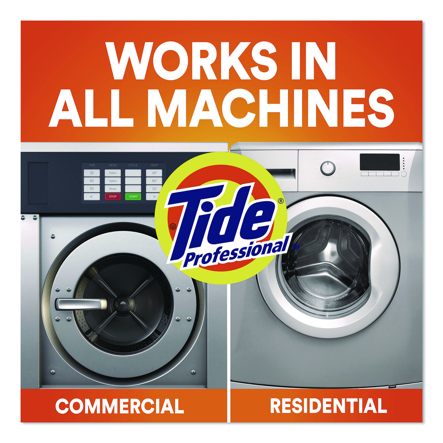 Tide® Professional™ Commercial HE Liquid Laundry Detergent, 129 Loads ...