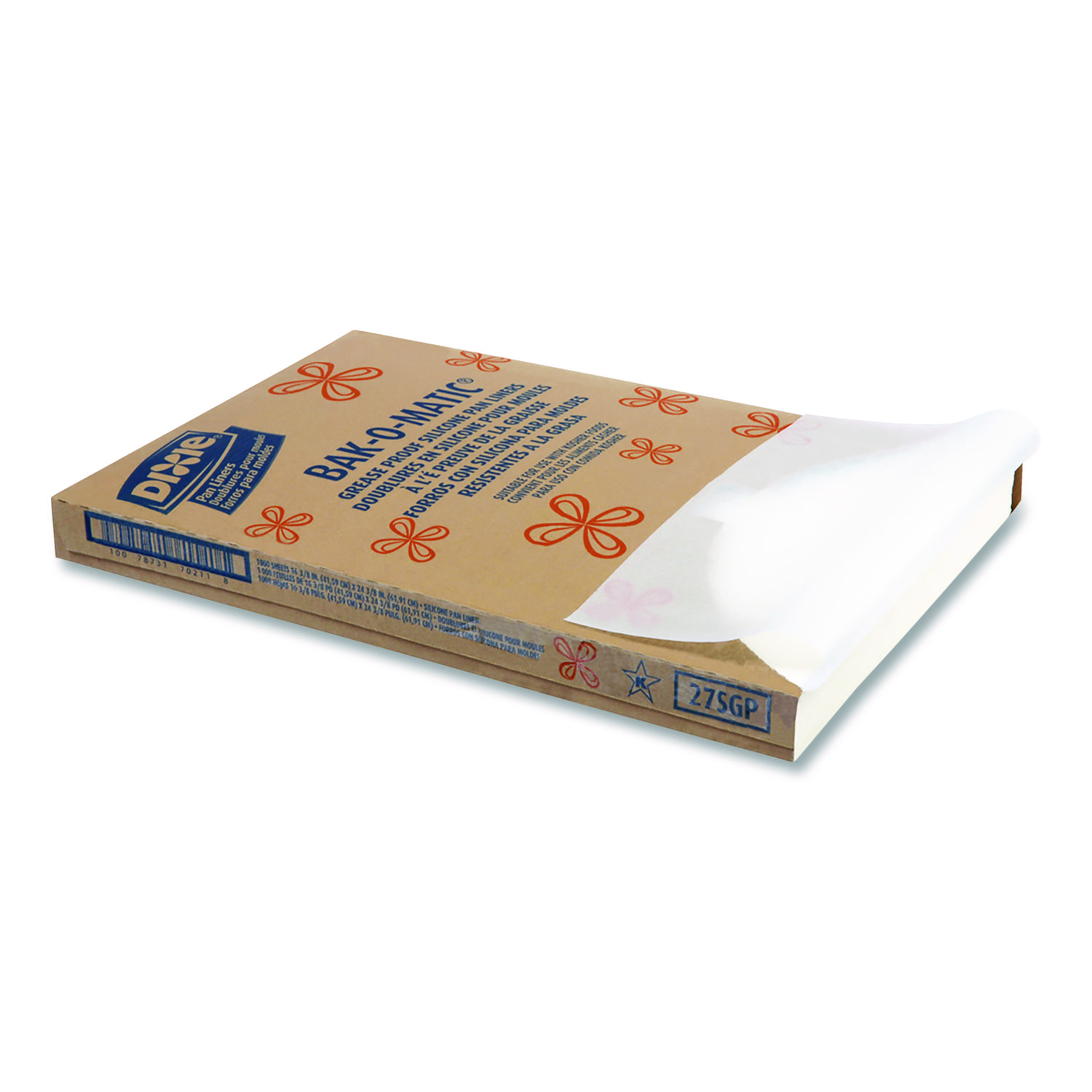 Greaseproof Liftoff Pan Liner, 24.38 x 16.38, 1,000/Carton ...