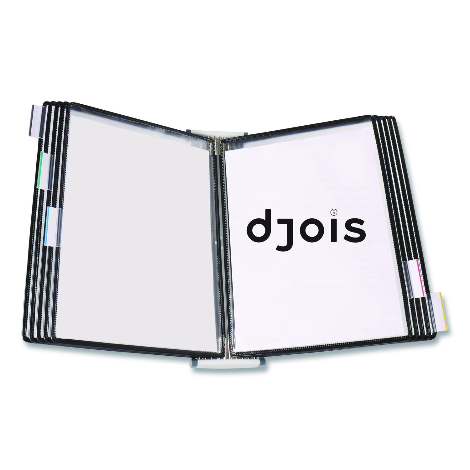 Desktop Reference System, 10 Panels with Black Borders, White Base ...