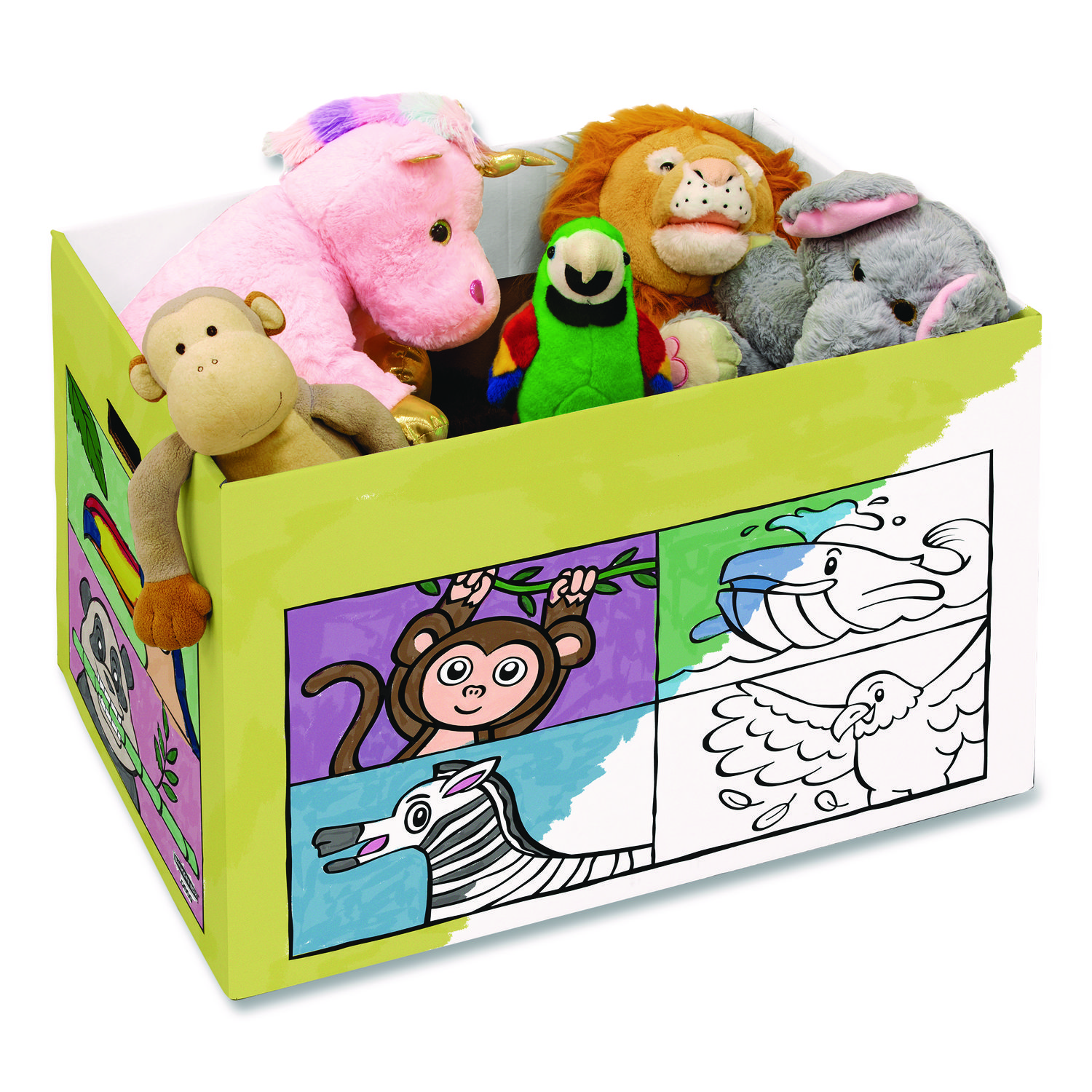 Bankers Box® At Play Color in Toy Box, Animal Design, 1 Section, 39.27 ...