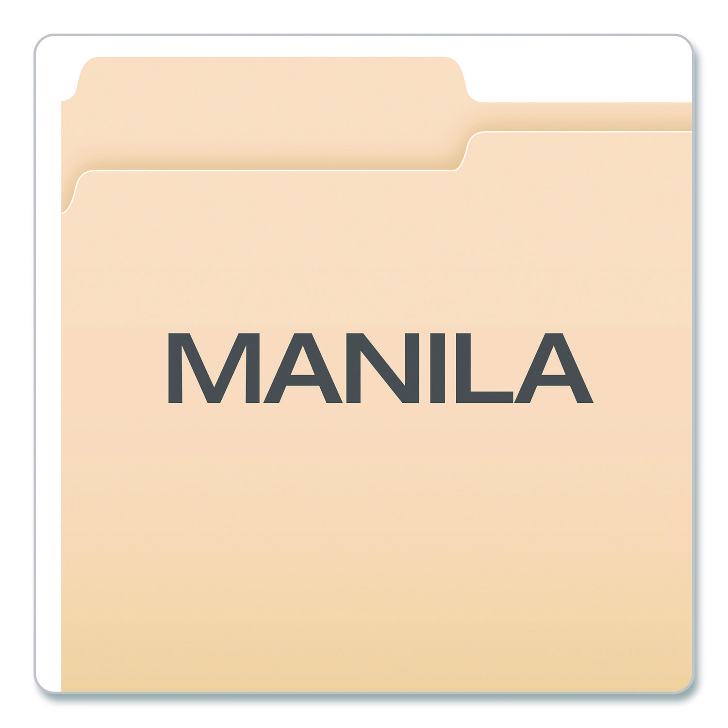 Pendaflex® Standard Manila File Folders, 1/3-Cut Tabs: Left Position ...