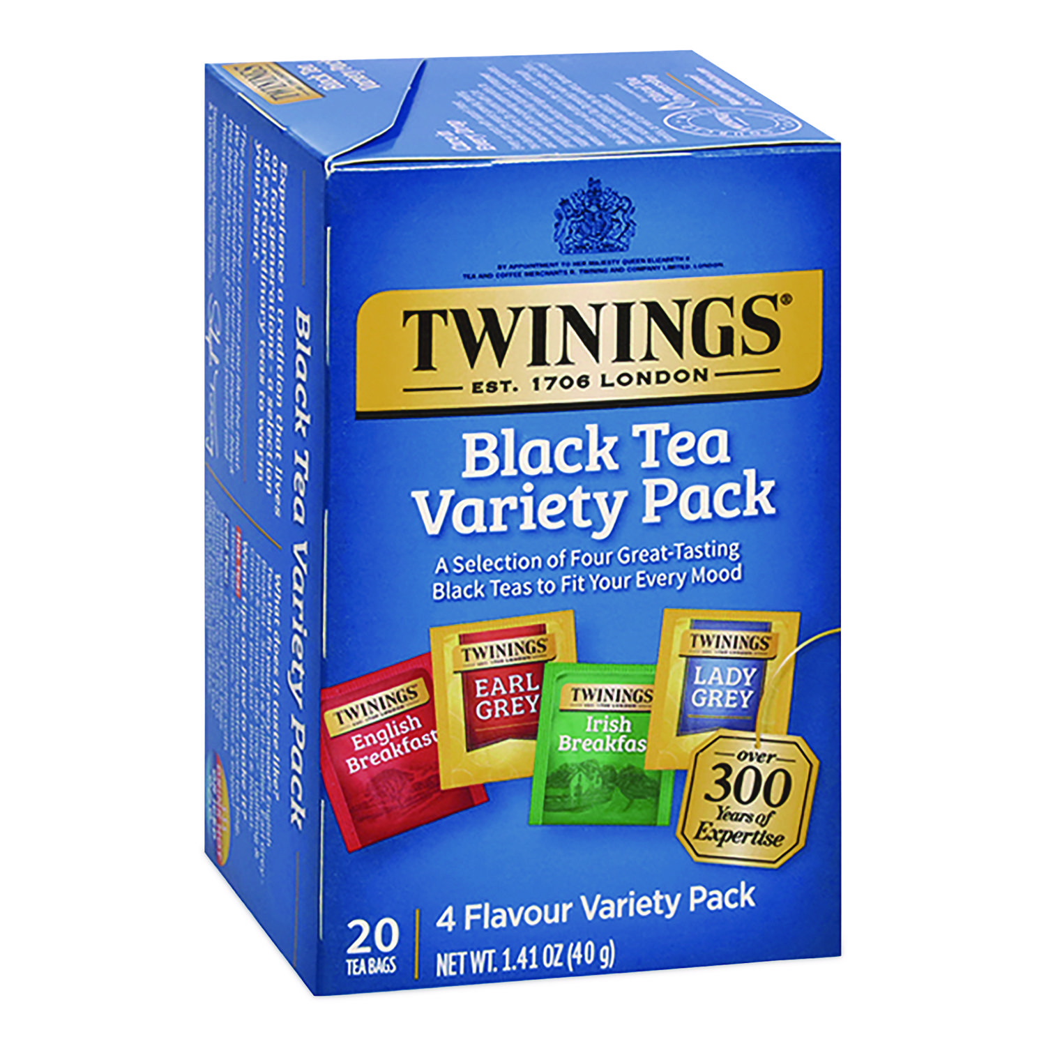 TWININGS® Black Tea Variety Pack, Assorted Flavors, 20/Box | Coastal ...