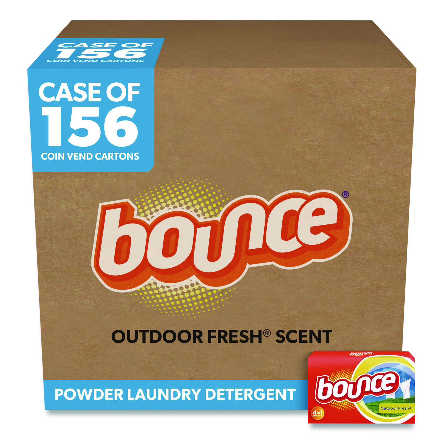 Fabric Softener Sheets, Coin Vend, Outdoor Fresh, 2/Box, 156 Boxes ...