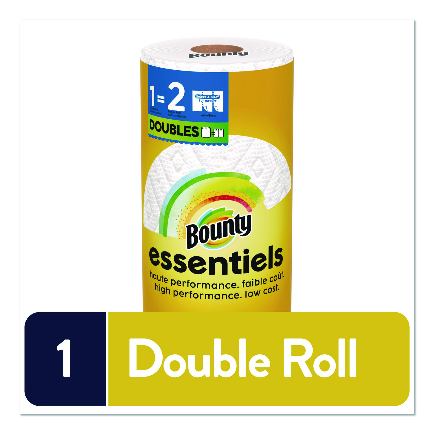 Bounty® Essentials Select-A-Size Kitchen Roll Paper Towels, 2-Ply, 108 ...
