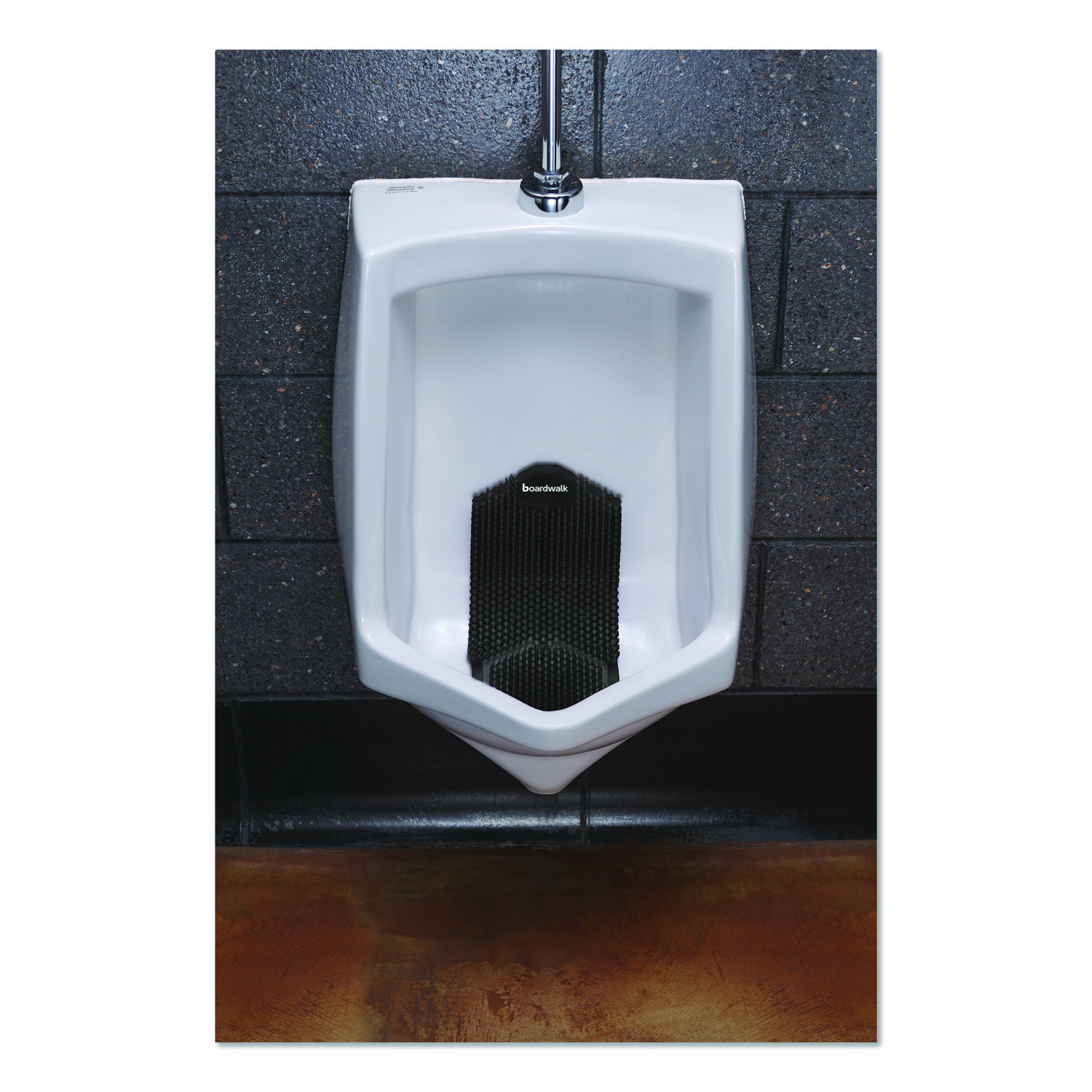 Boardwalk® Vertical Urinal Screen, Midnight Coast Scent, Black, 5.22 oz ...