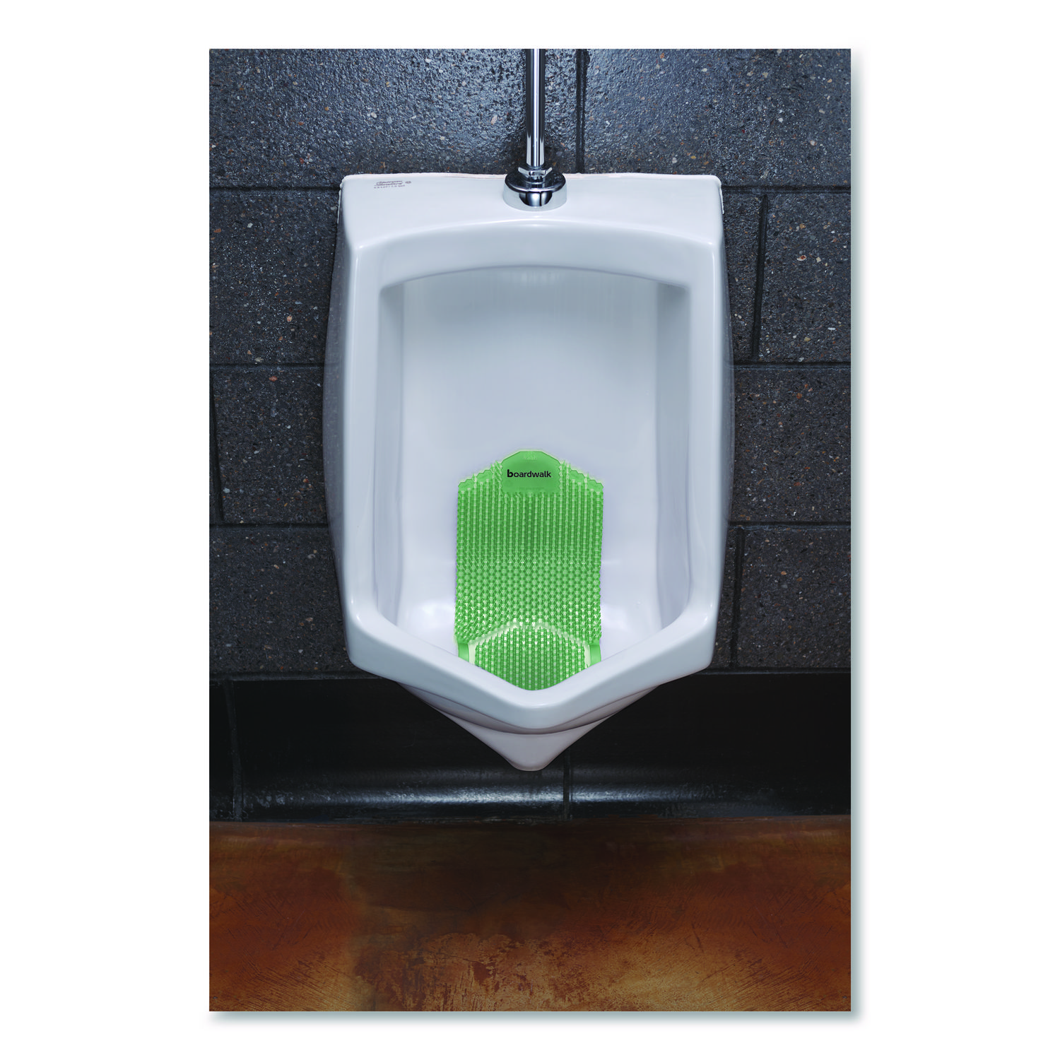Boardwalk® Vertical Urinal Screen, Cucumber Melon Scent, Green, 5.22 oz ...