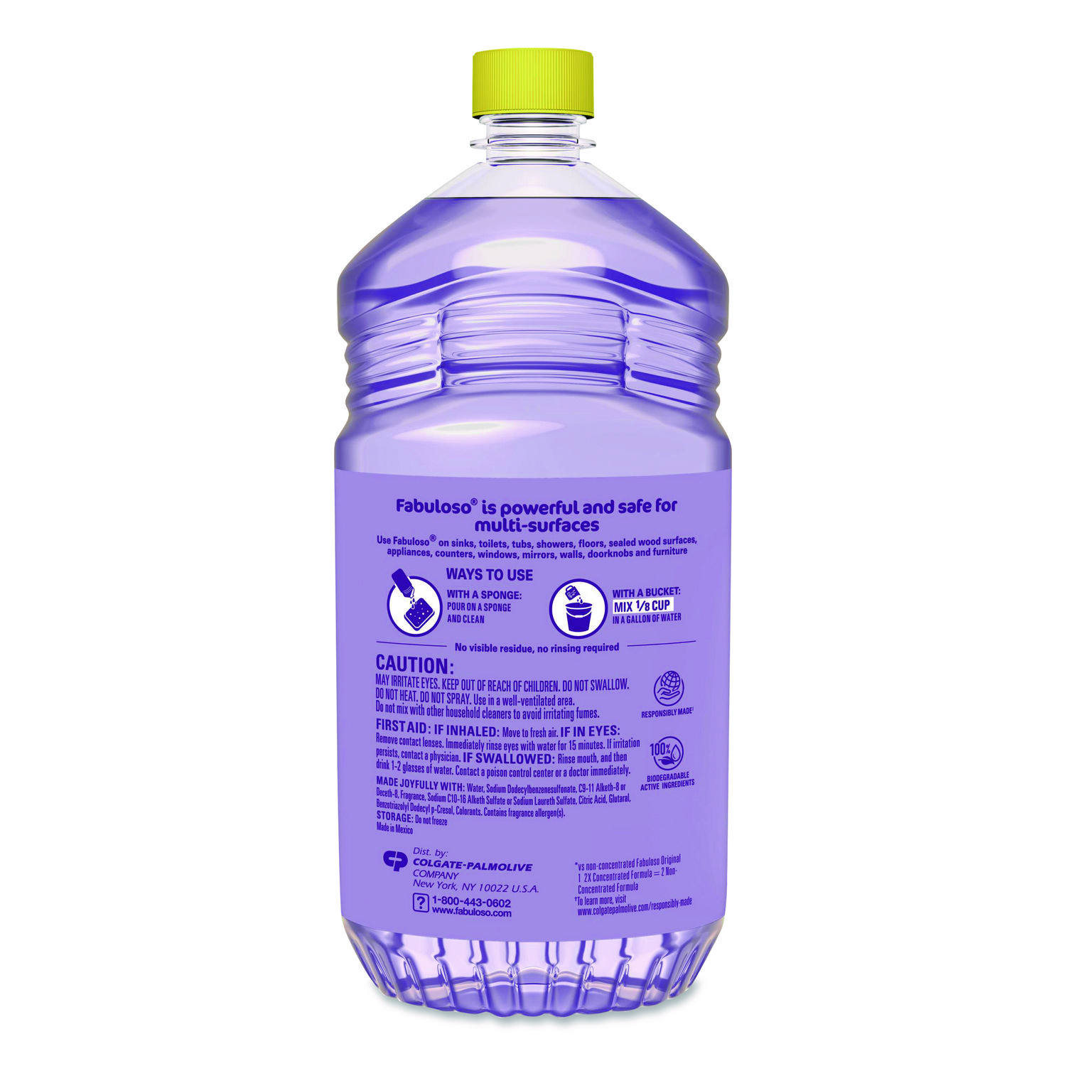 Multi-Use Cleaner, Light Lavender Scent, 56 oz Bottle, 6/Carton ...