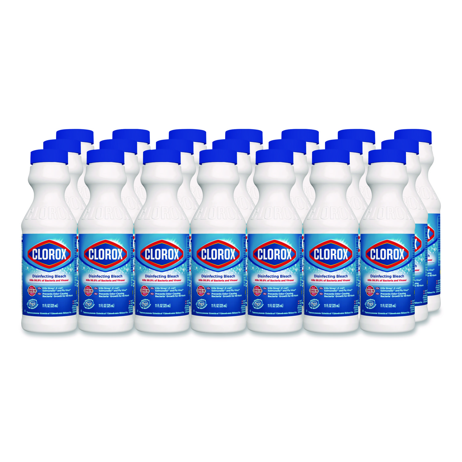 Clorox® Concentrated Regular Disinfecting Bleach, 11 oz Bottle, 28 ...