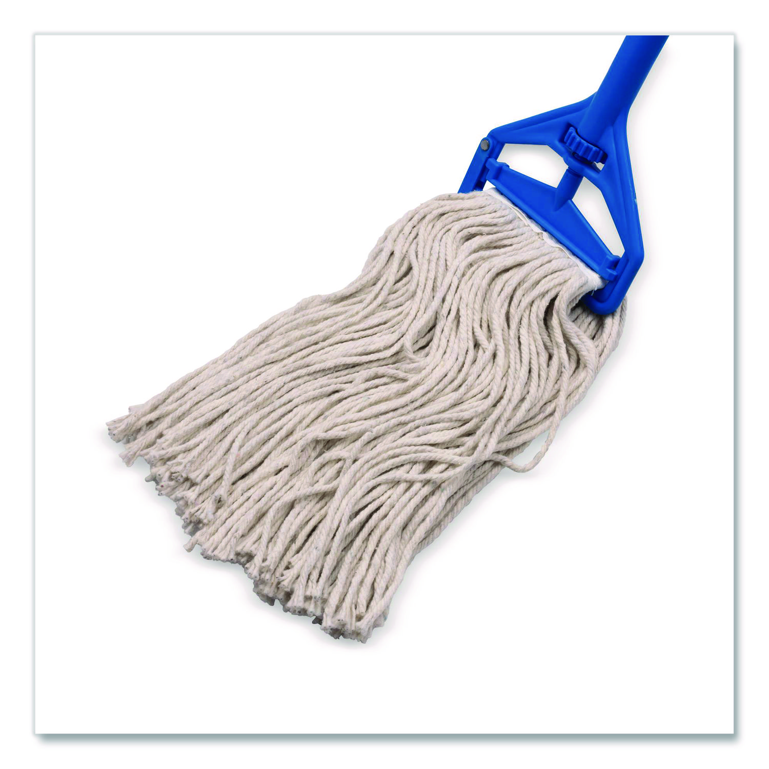 Full Weight Cut End Mop Head, Cotton, 16 oz, White - 3D Office ...