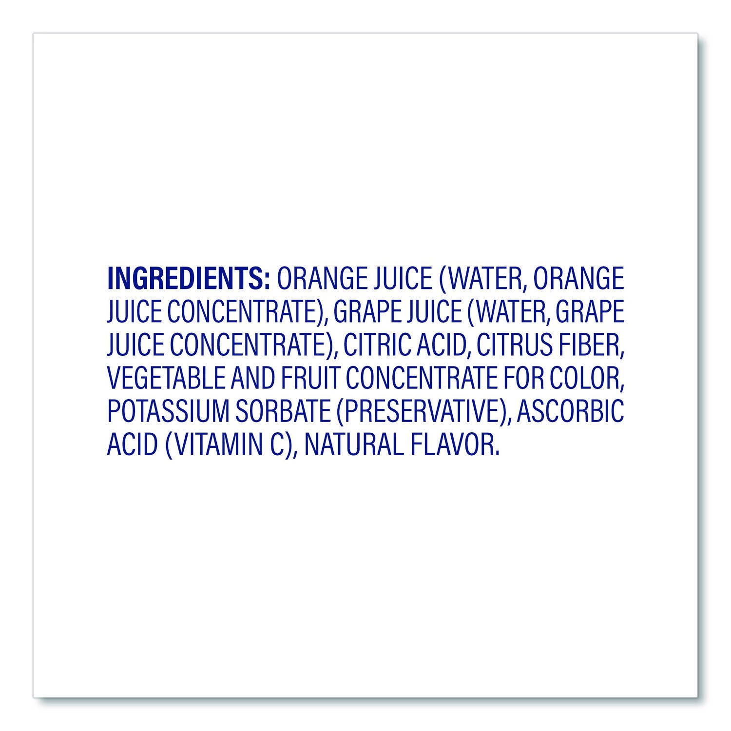 Ocean Spray® No-Thaw 100% Juice Cups, Orange, 4 oz Cups, 48/Carton ...