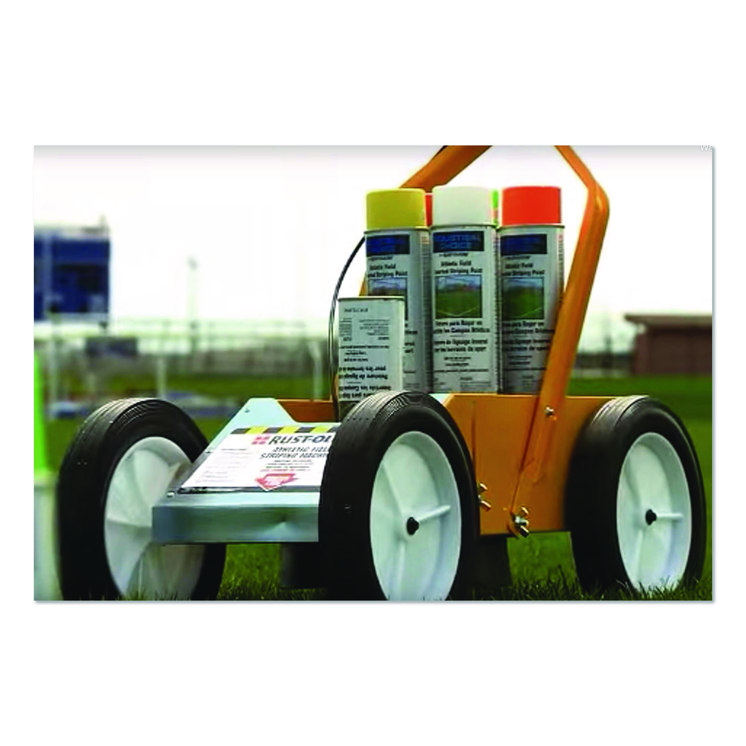 Rust-Oleum® Industrial Choice Athletic Field Striping Machine, Yellow ...