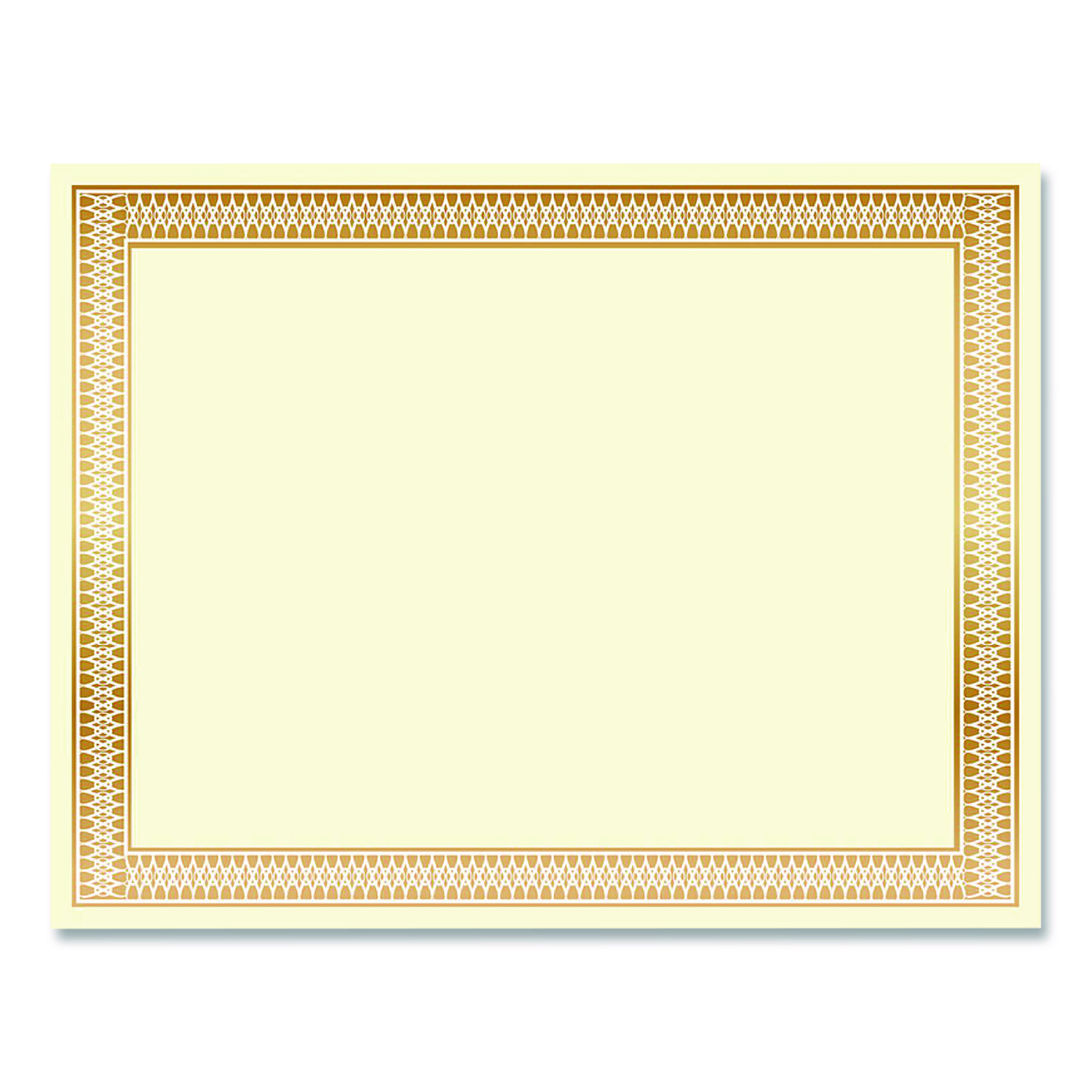 Award Certificates, 8.5 x 11, Ivory with Traditional Gold Border, 100 ...