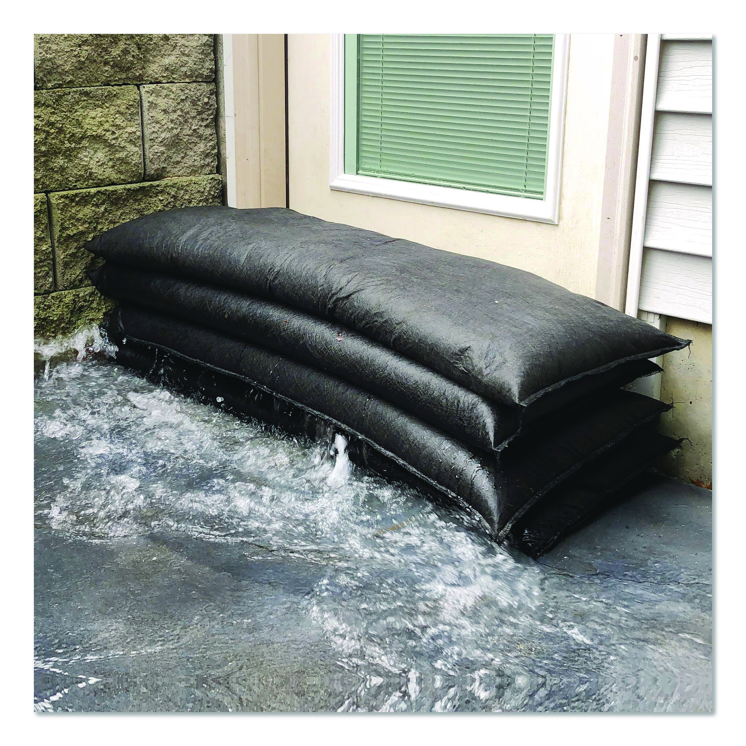 Quick Dam Outdoor Grab and Go Bucket Kit, (1) Bucket, (5) Jumbo Flood ...