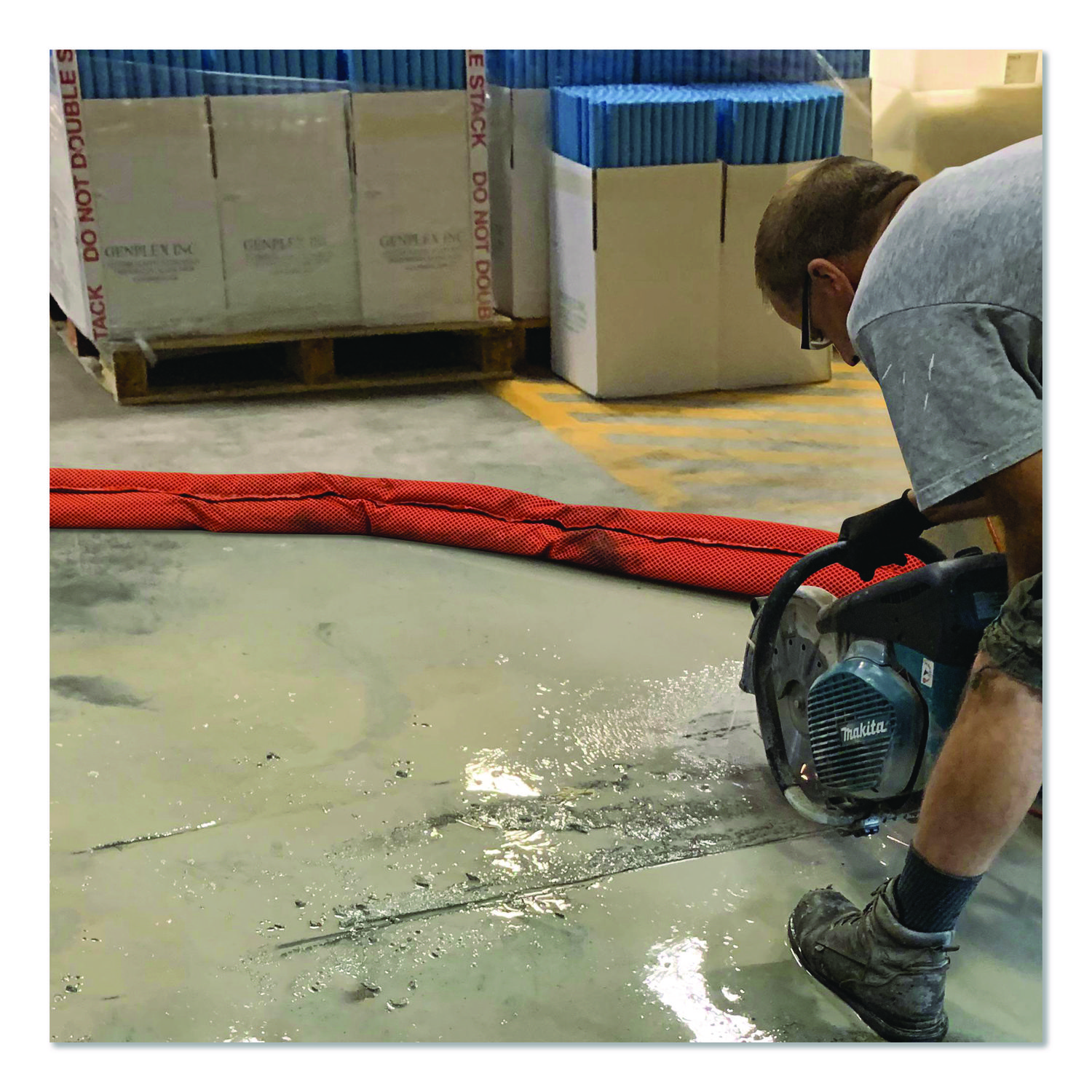 Quick Dam Outdoor Grab and Go Bucket Kit, (4) Hi-Vis 10 ft Flood ...