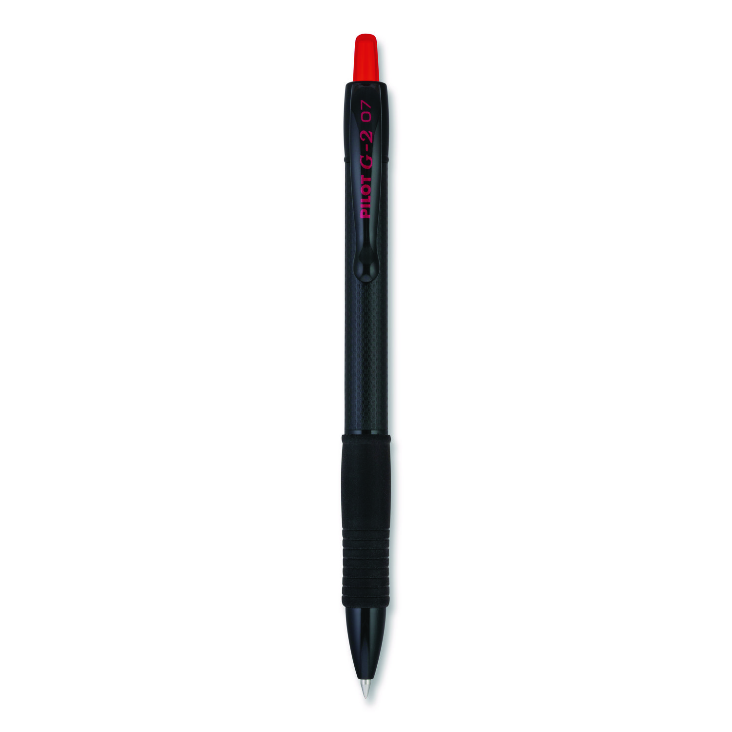 Pilot® G2 Edge Premium Gel Roller Pen, Retractable, Fine 0.7 mm, Red ...