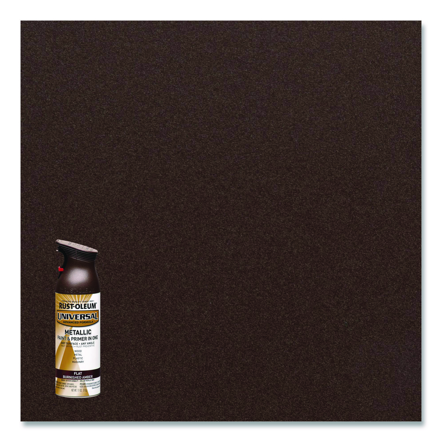Rust-Oleum® Universal Premium Spray Paint, Flat Amber, 12 oz Aerosol ...
