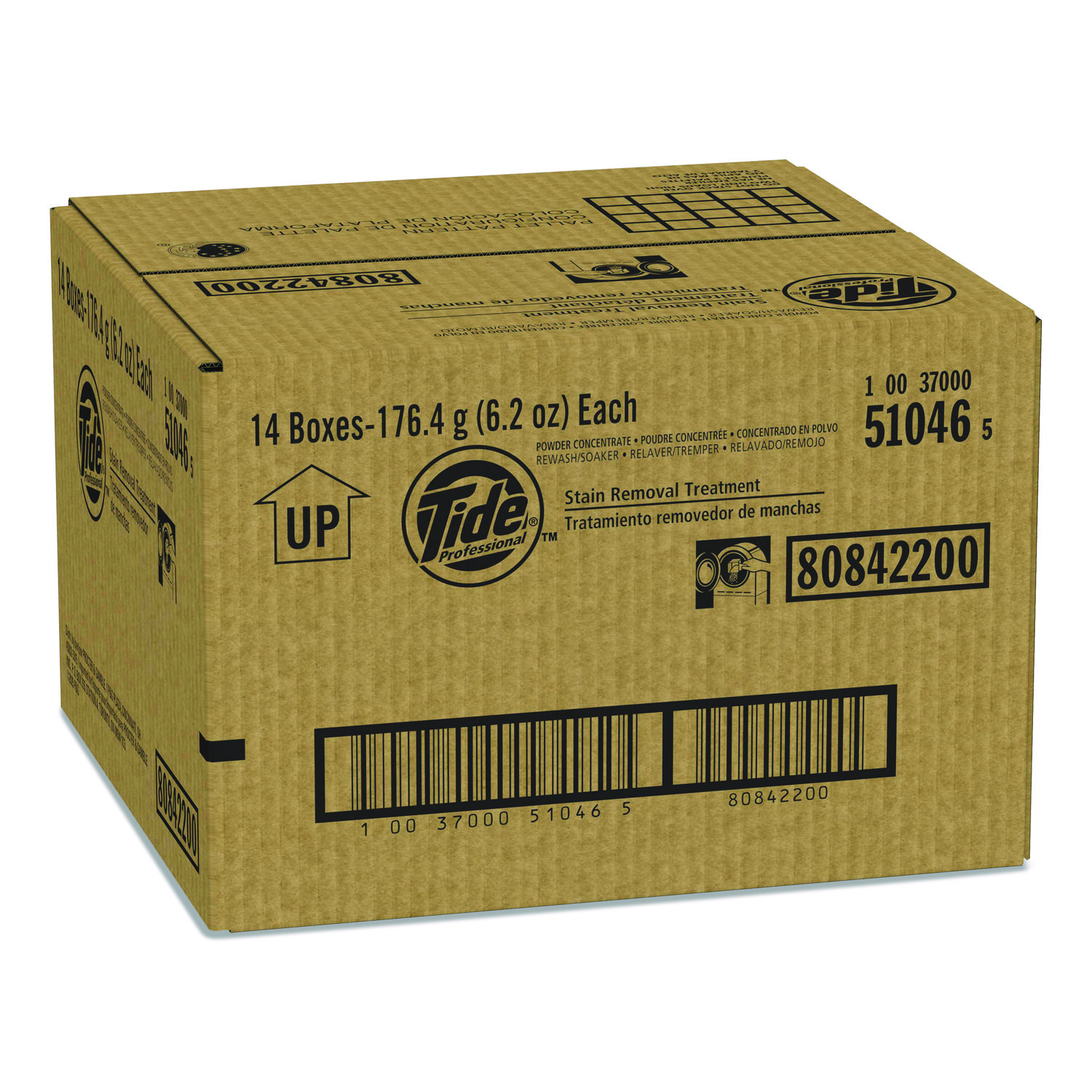 Tide® Professional™ Stain Removal Treatment Powder, 6.2 oz Box, 14 ...