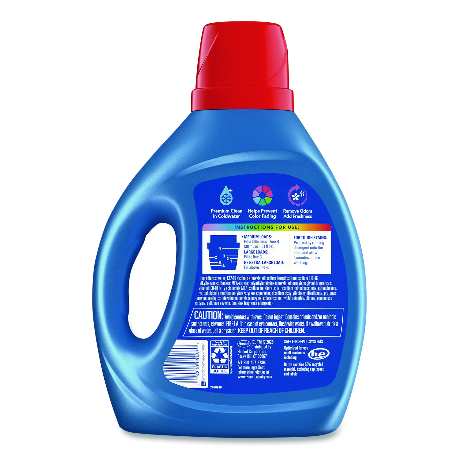 Persil® Intense Fresh Liquid Laundry Detergent, 64 Loads, 84 oz Bottle ...