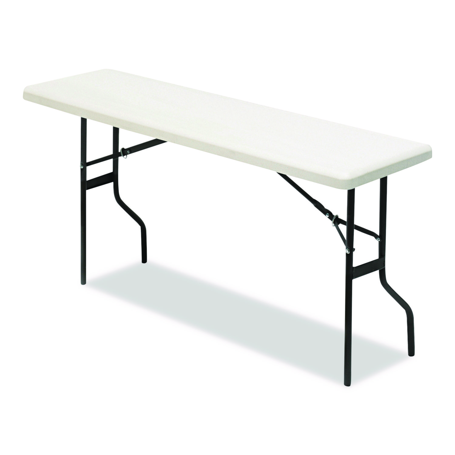 IndestrucTable Classic Folding Table, Rectangular, 60" x 18" x 29 ...