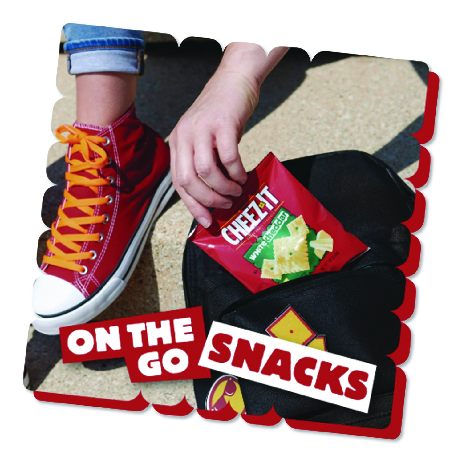 Cheez-it Crackers, 1.5 oz Bag, White Cheddar, 45/Carton ...