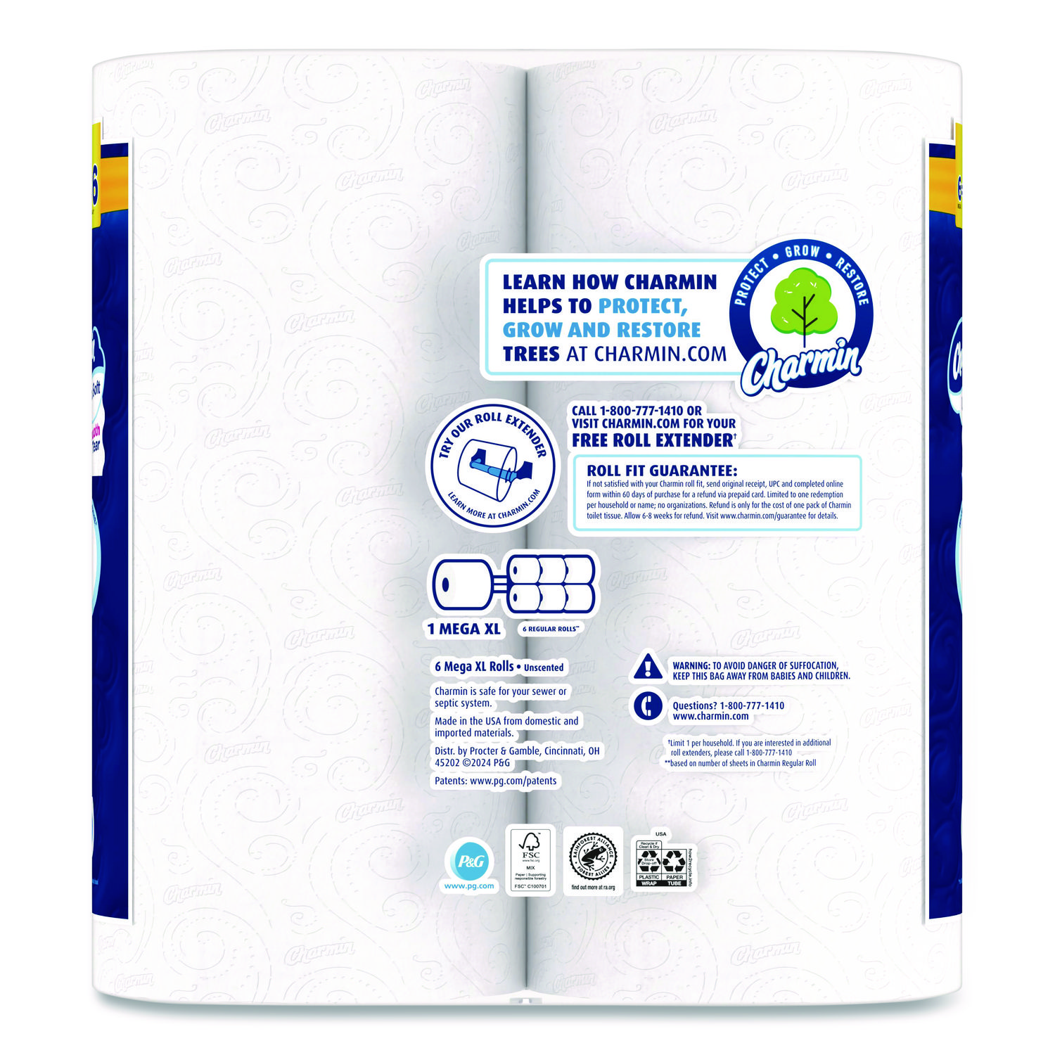 Charmin® Ultra Soft Bathroom Tissue, Septic Safe, 2-Ply, White, 336 ...