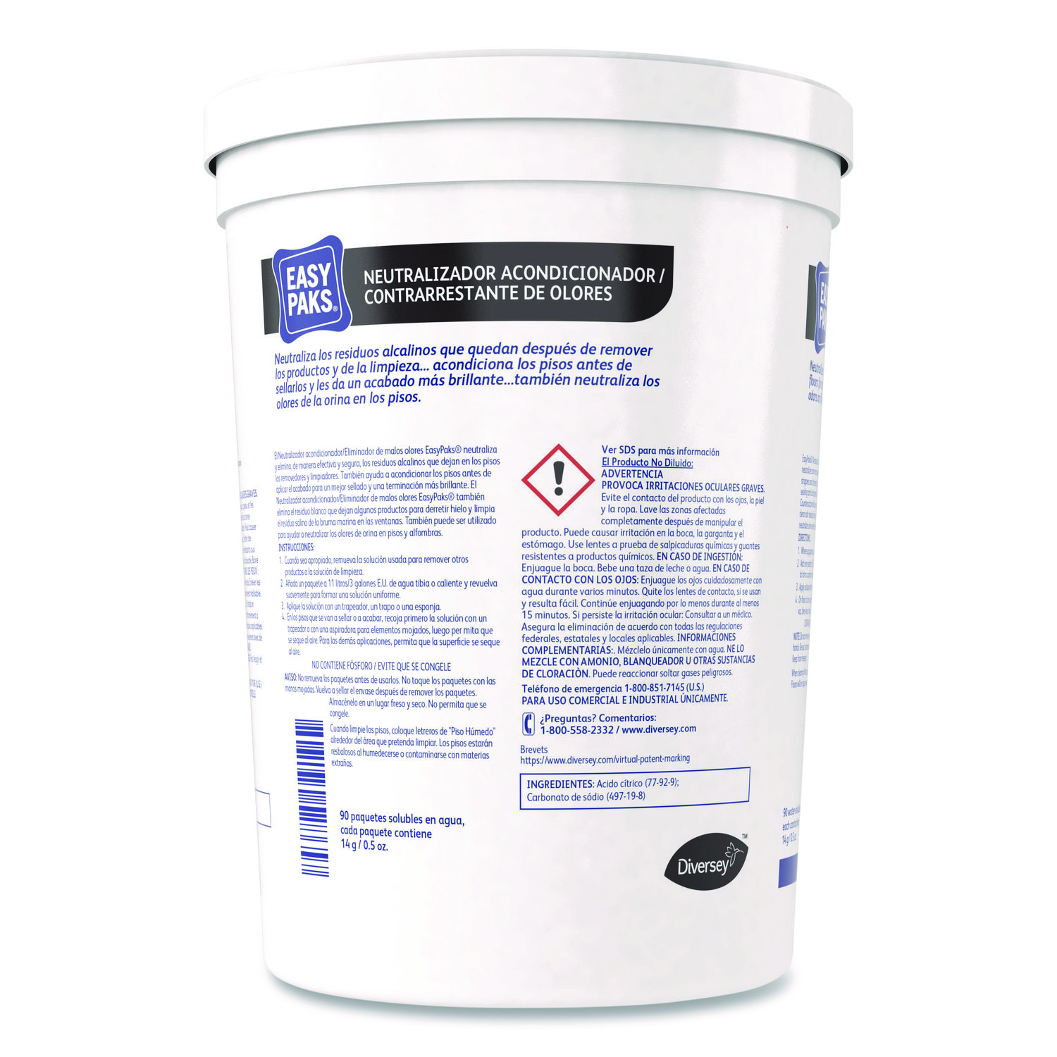 Easy Paks® Neutralizer Conditioner/Odor Counteractant, Unscented, 0.5 ...