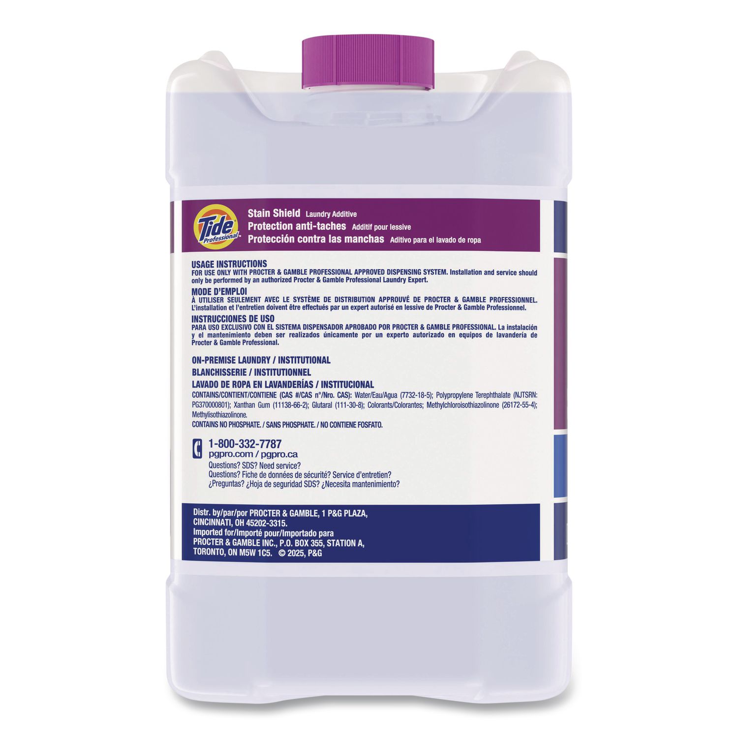 Tide® Professional™ Greasy Stain Fighter Laundry Additive, 2.5 gal ...