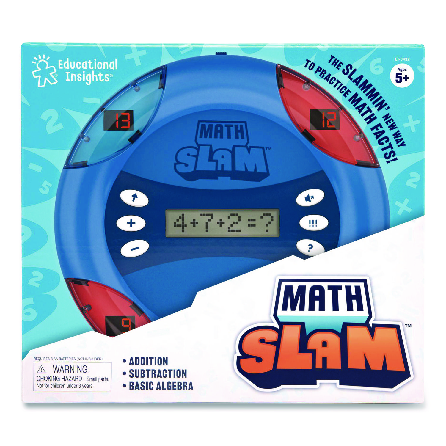 Educational Insights® Math Slam, Five Game Modes, Two Subjects ...
