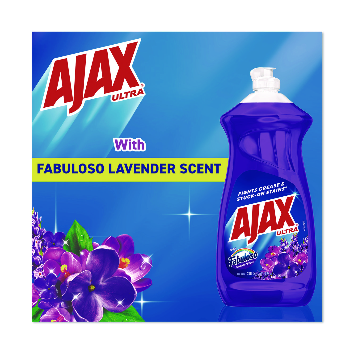 Ajax® Dish Detergent, Fabuloso Scent, 28 oz Bottle, 9/Carton ; | United ...