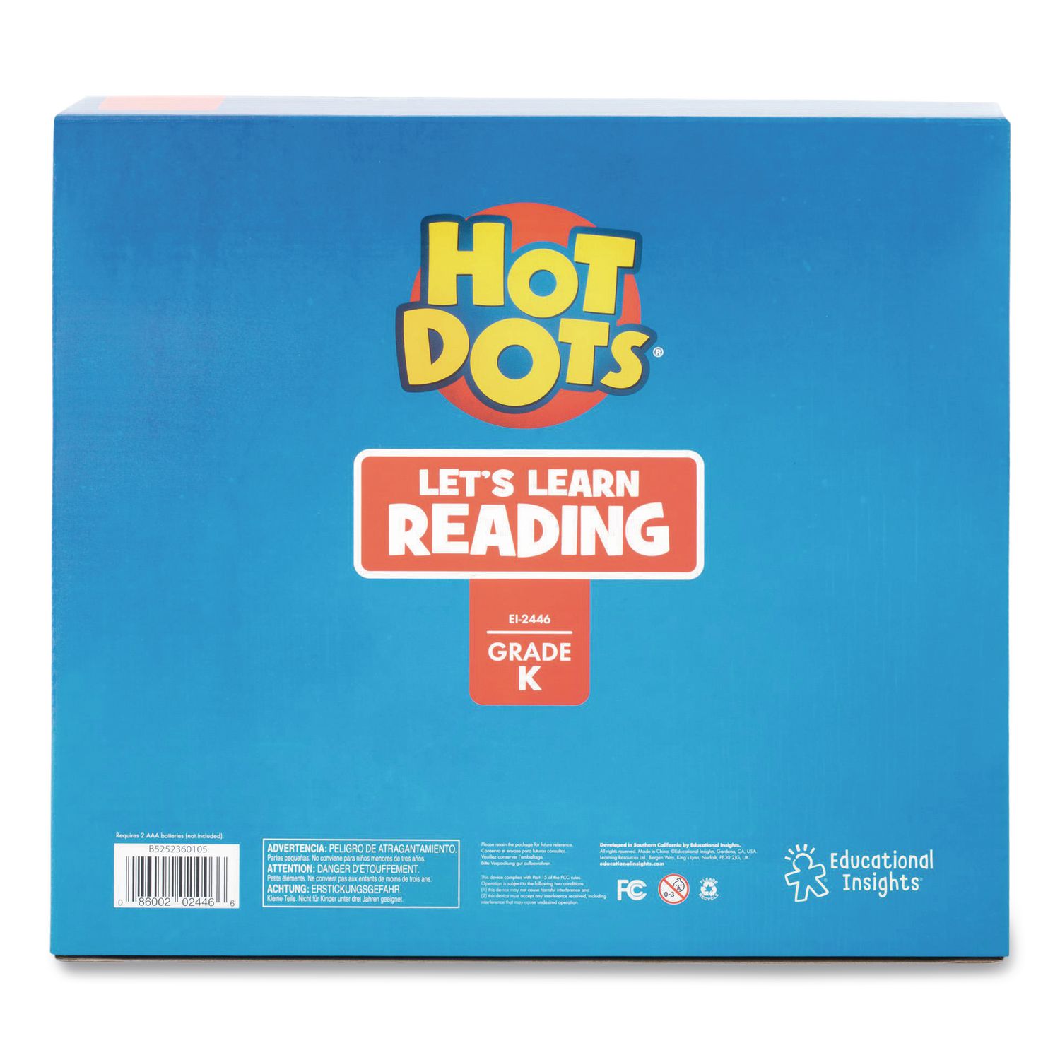 Educational Insights® Hot Dots Let's Learn Kindergarten Reading, Grade ...