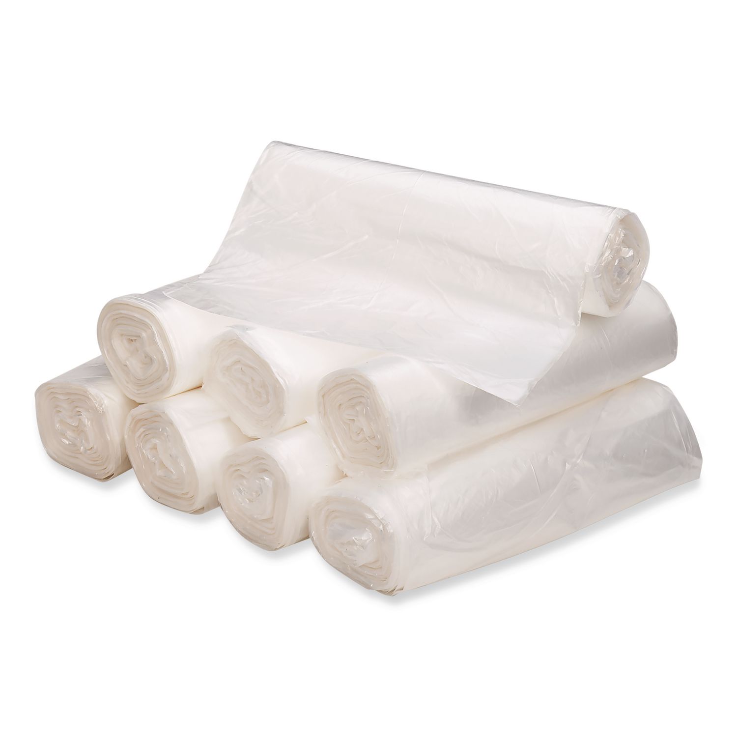 Ultra Plus® Can Liners, 45 gal, 12 mic, 40" x 48", Natural, 25 Bags ...