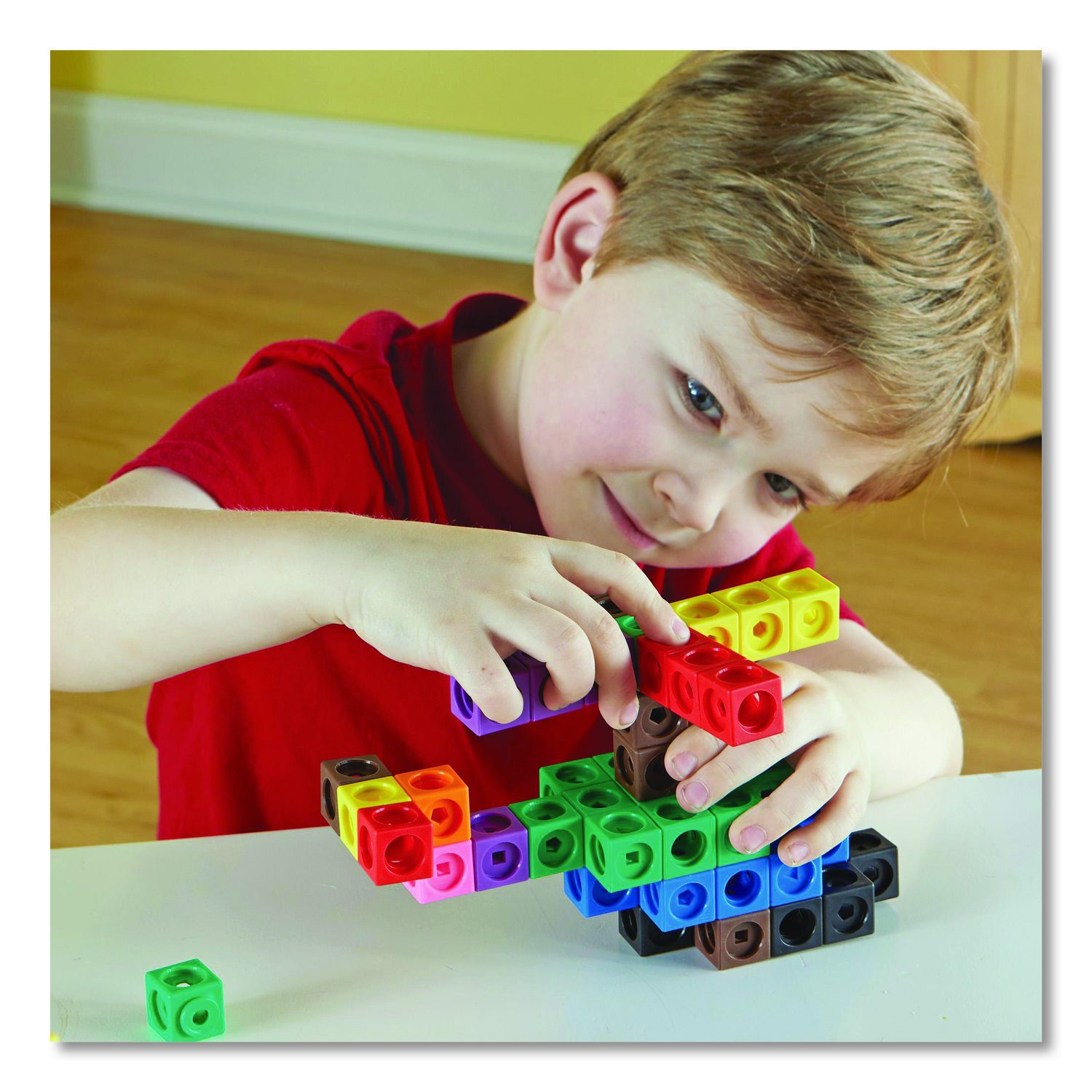 Learning Resources® MathLink Cubes Big Builders, Grades 1 to 4, 200 ...
