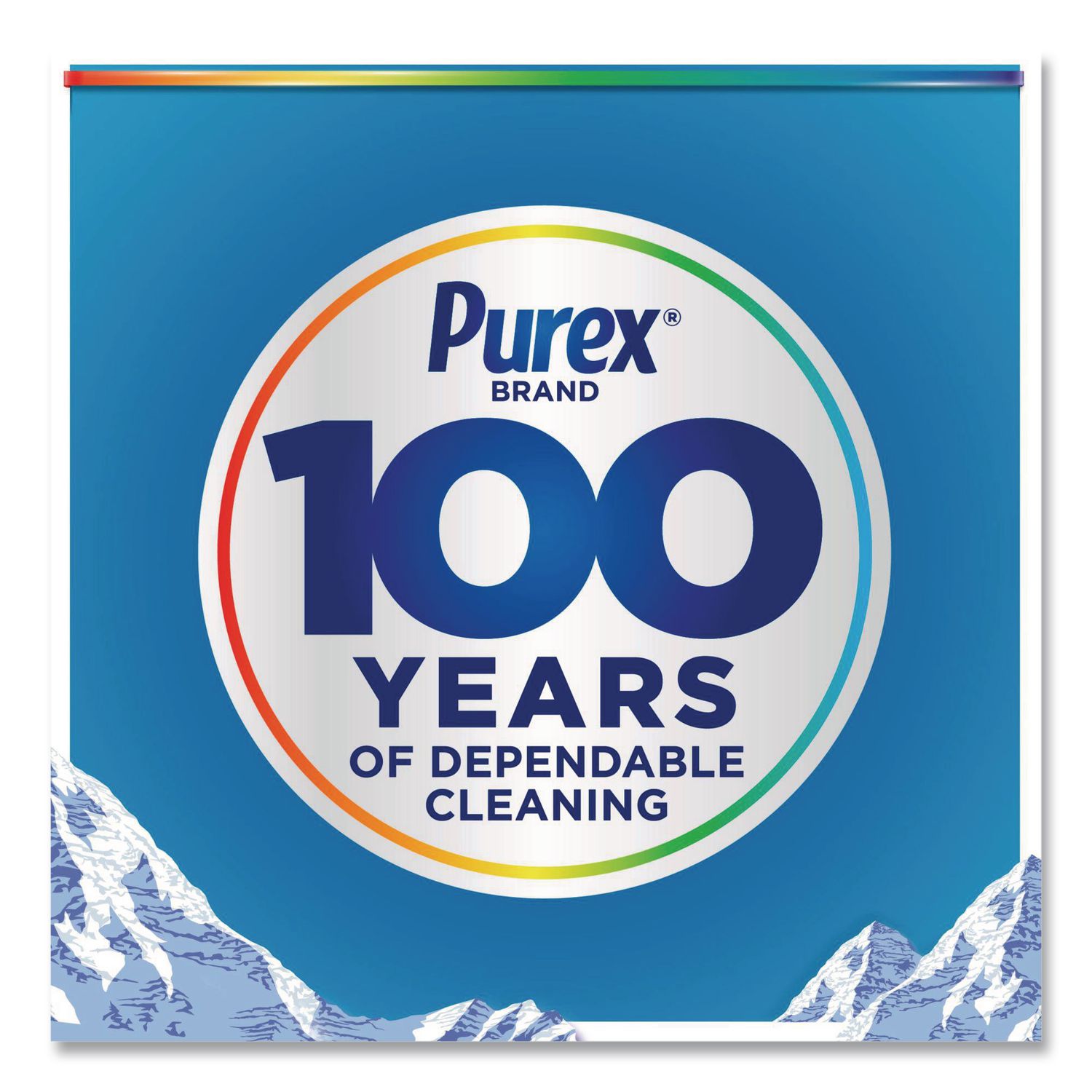 Purex® Liquid Laundry Detergent, Mountain Breeze, 75 oz Bottle, 6 ...