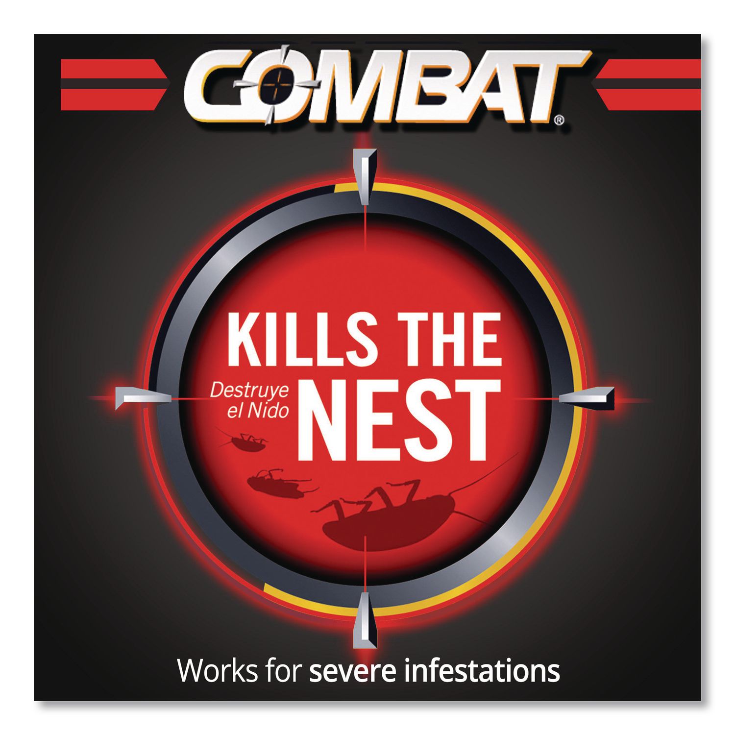 Combat® Small Roach Bait, 12/Pack, 12 Packs/Carton ; Ships in 1-3 ...