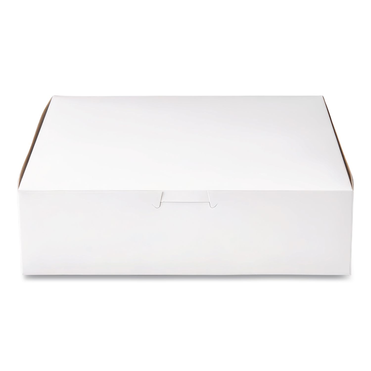 White One-Piece Non-Window Bakery Boxes, 9 x 9 x 2.5, White, Paper, 250 ...