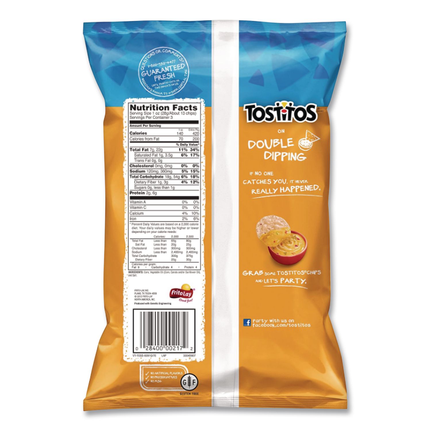 Tostitos® Tortilla Chips Crispy Rounds, 3 oz Bag, 28/Carton ; | Classic ...