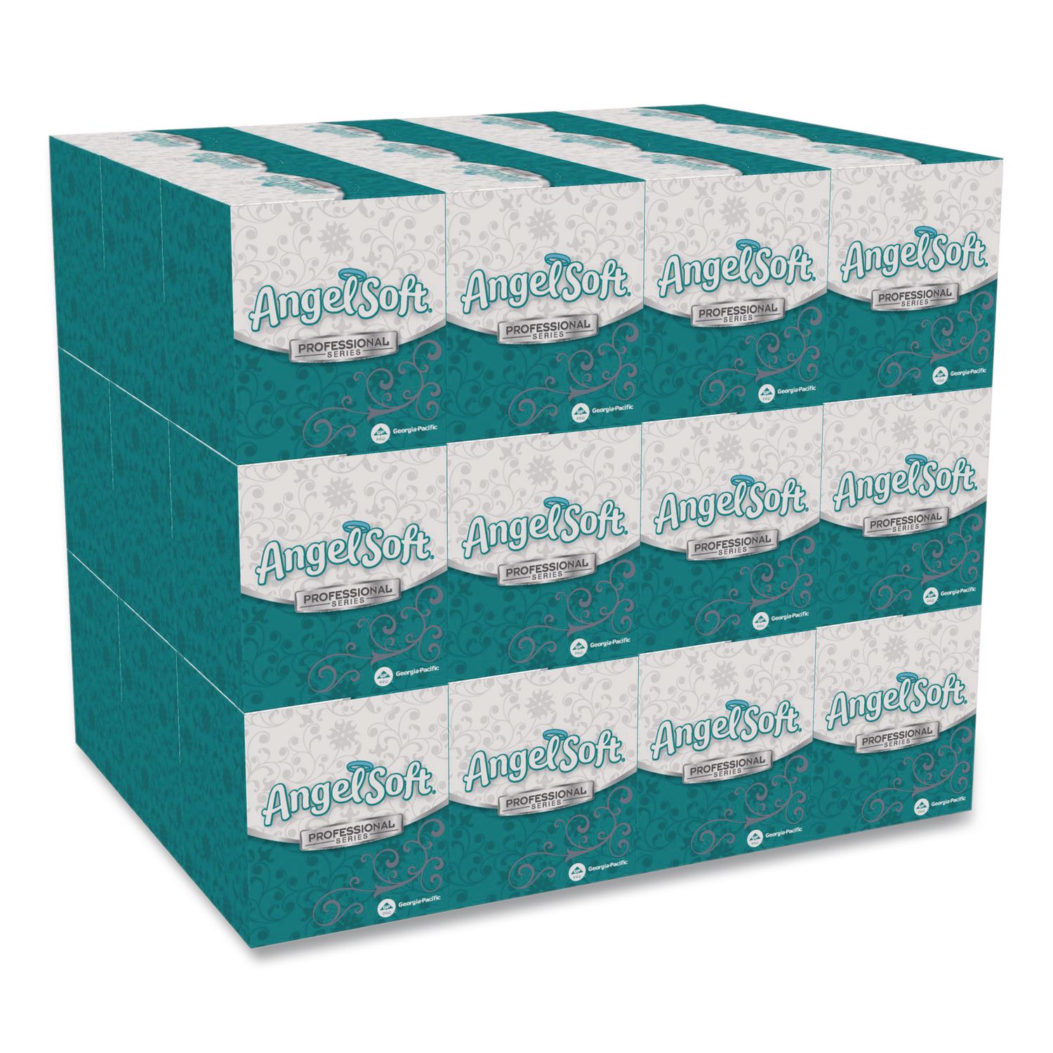 Angel Soft ps Premium Facial Tissue, Cube Box, 2-Ply, White, 96 Sheets ...