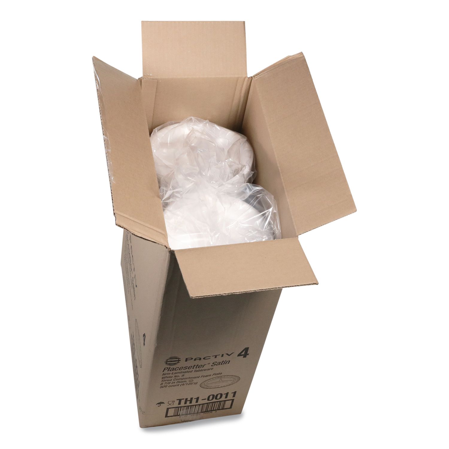 Placesetter Satin Non-Laminated Foam Dinnerware, 3-Compartment Plate, 9 ...