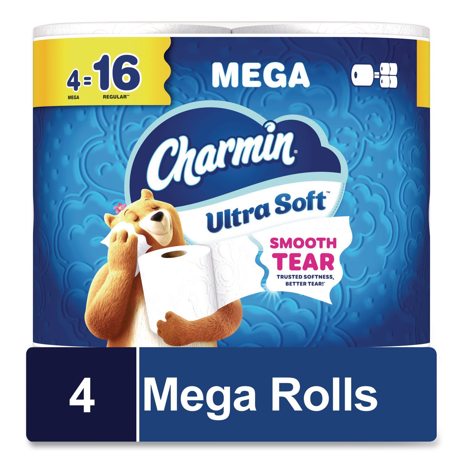 Ultra Soft Bathroom Tissue, Mega Roll, Septic Safe, 2-Ply, White, 208 ...