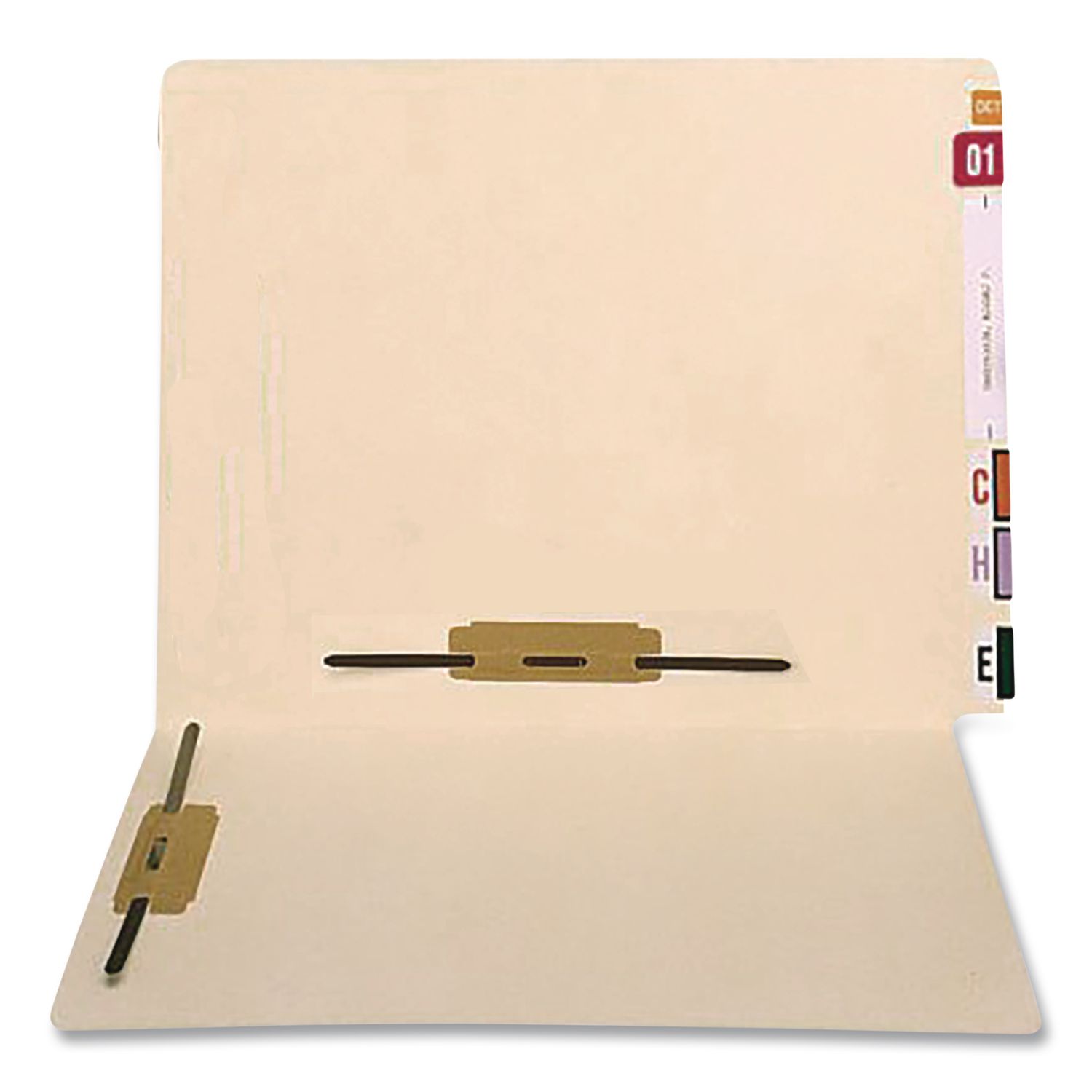 Medical Arts Press® Heavy-Duty End Tab Fastener Folders, Expands 0.75 ...