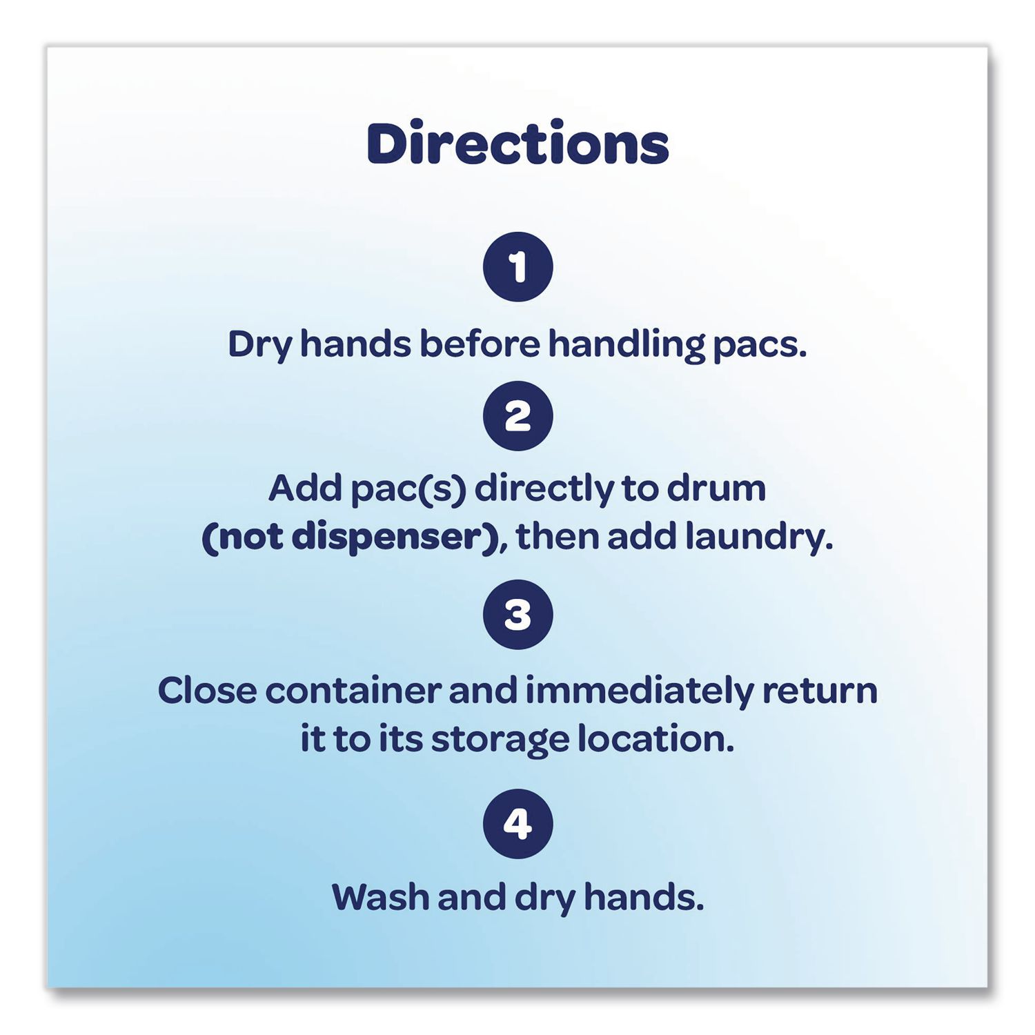 all® MIGHTY PACS Free Clear Laundry Detergent, 80 Pods/Tub, 4 Tubs ...