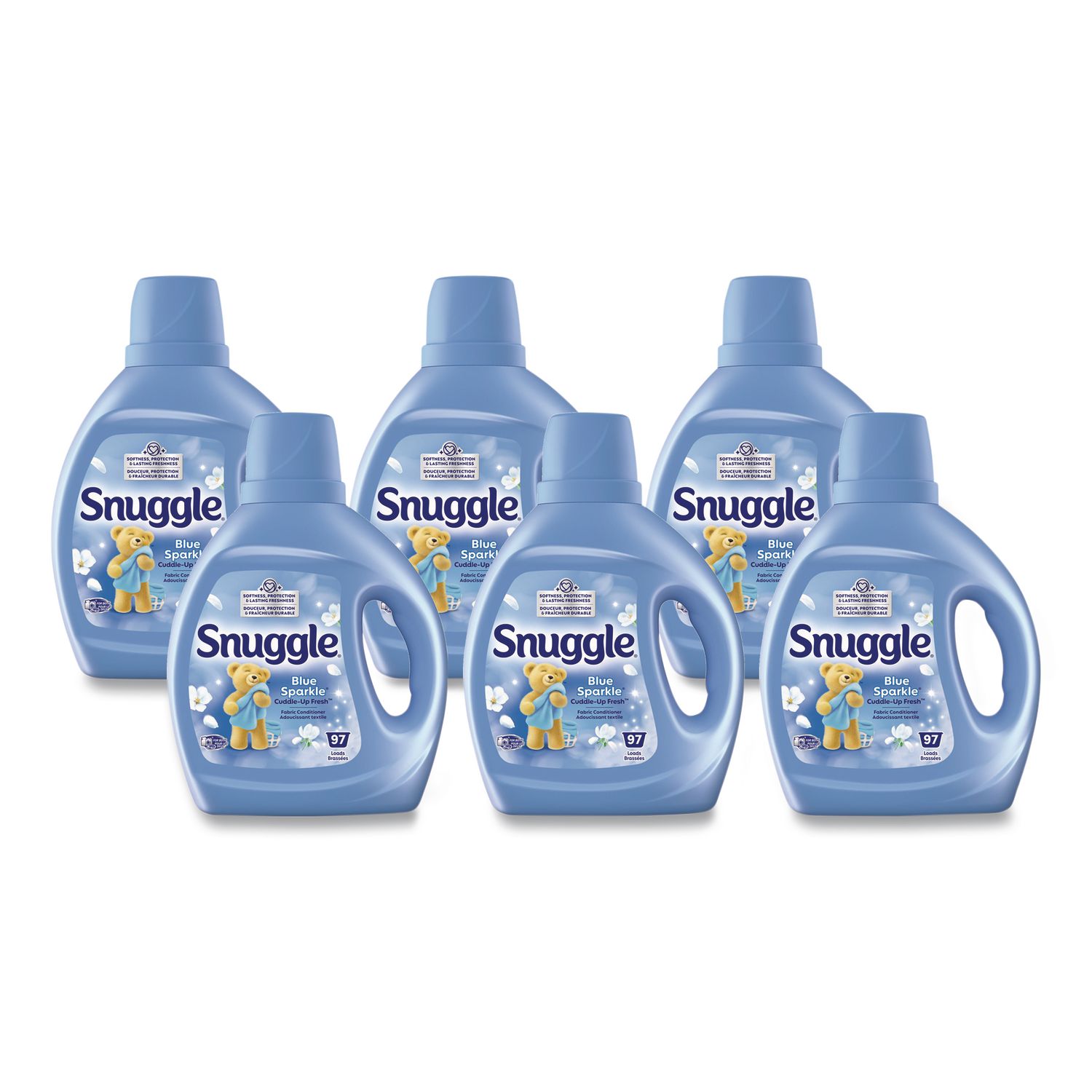 Snuggle® Blue Sparkle Cuddle-Up Fresh Liquid Fabric Conditioner, 66 oz ...